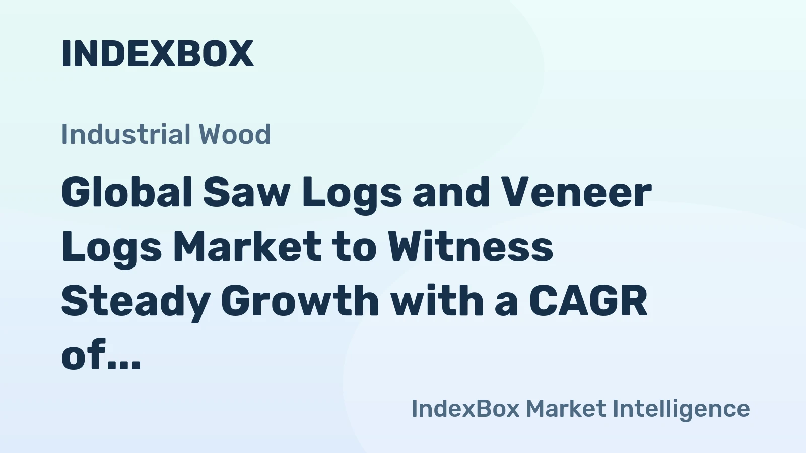 Global Saw Logs and Veneer Logs Market to Witness Steady Growth with a CAGR of +0.5%, Reaching $335.4B by 2035