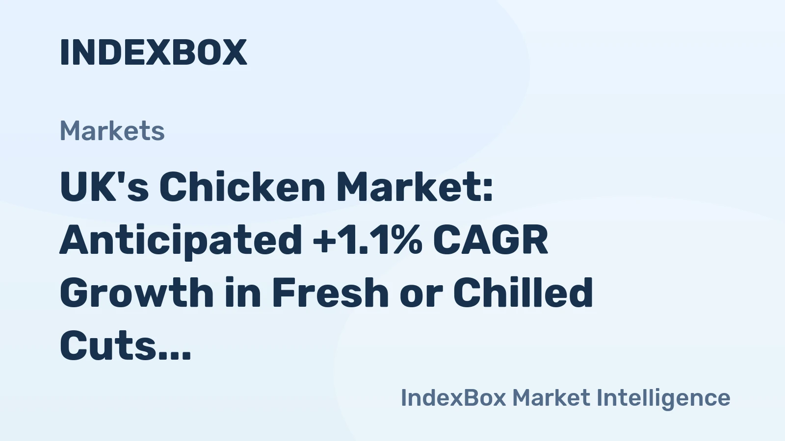 UK's Chicken Market: Anticipated +1.1% CAGR Growth in Fresh or Chilled Cuts Consumption from 2024 to 2035
