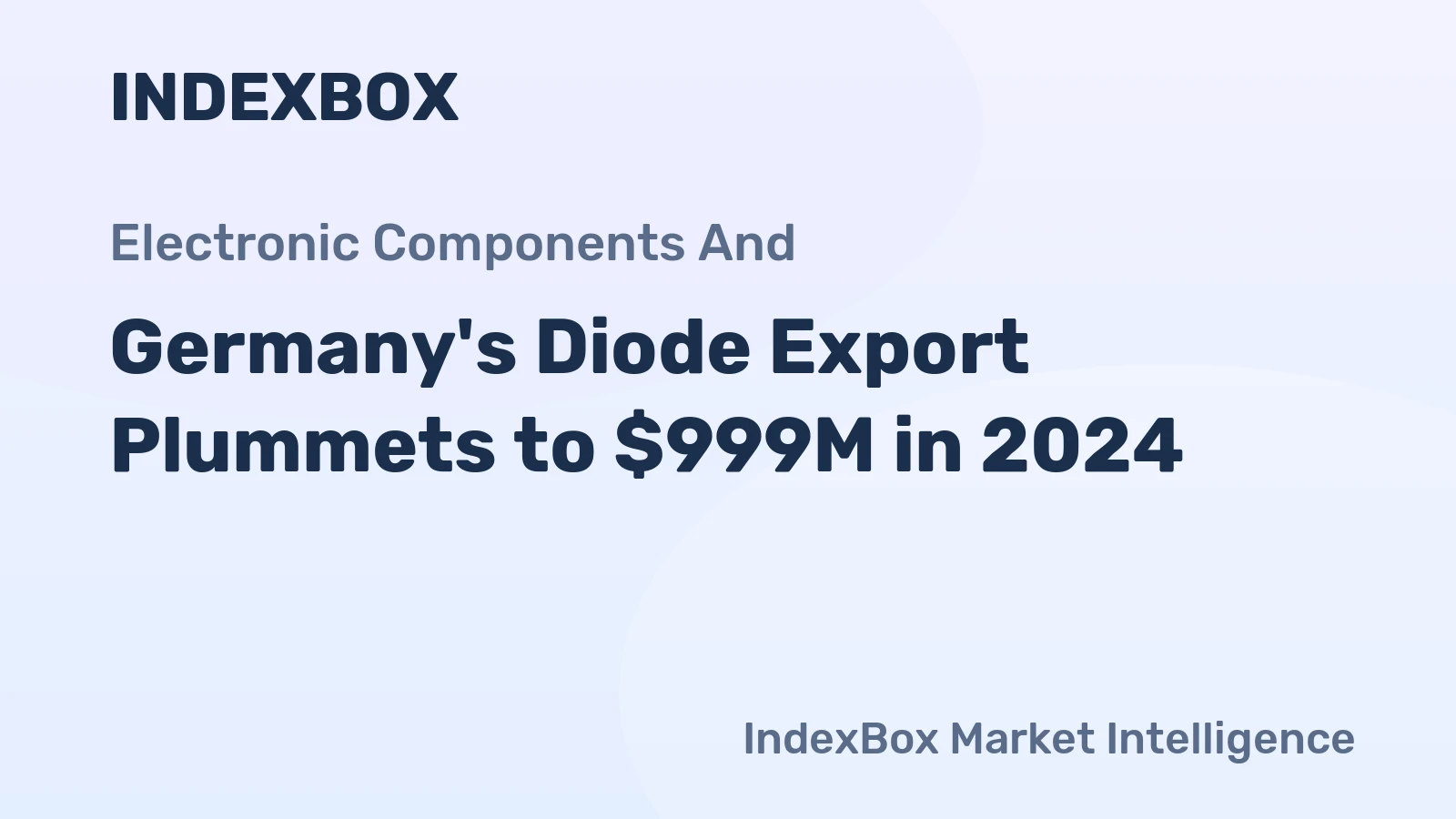 Germany's Diode Export Plummets to $999M in 2024