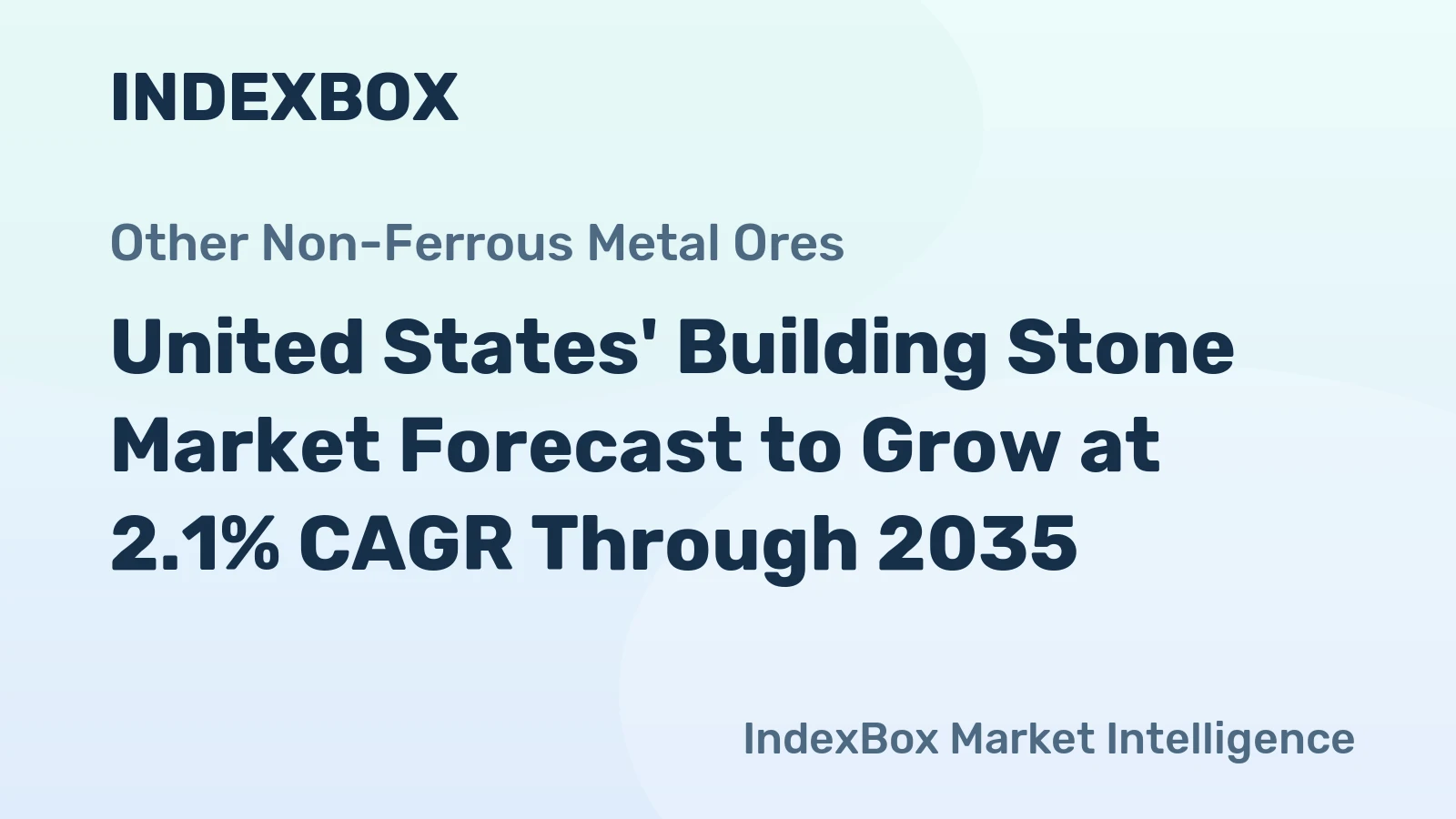 United States' Building Stone Market Forecast to Grow at 2.1% CAGR Through 2035