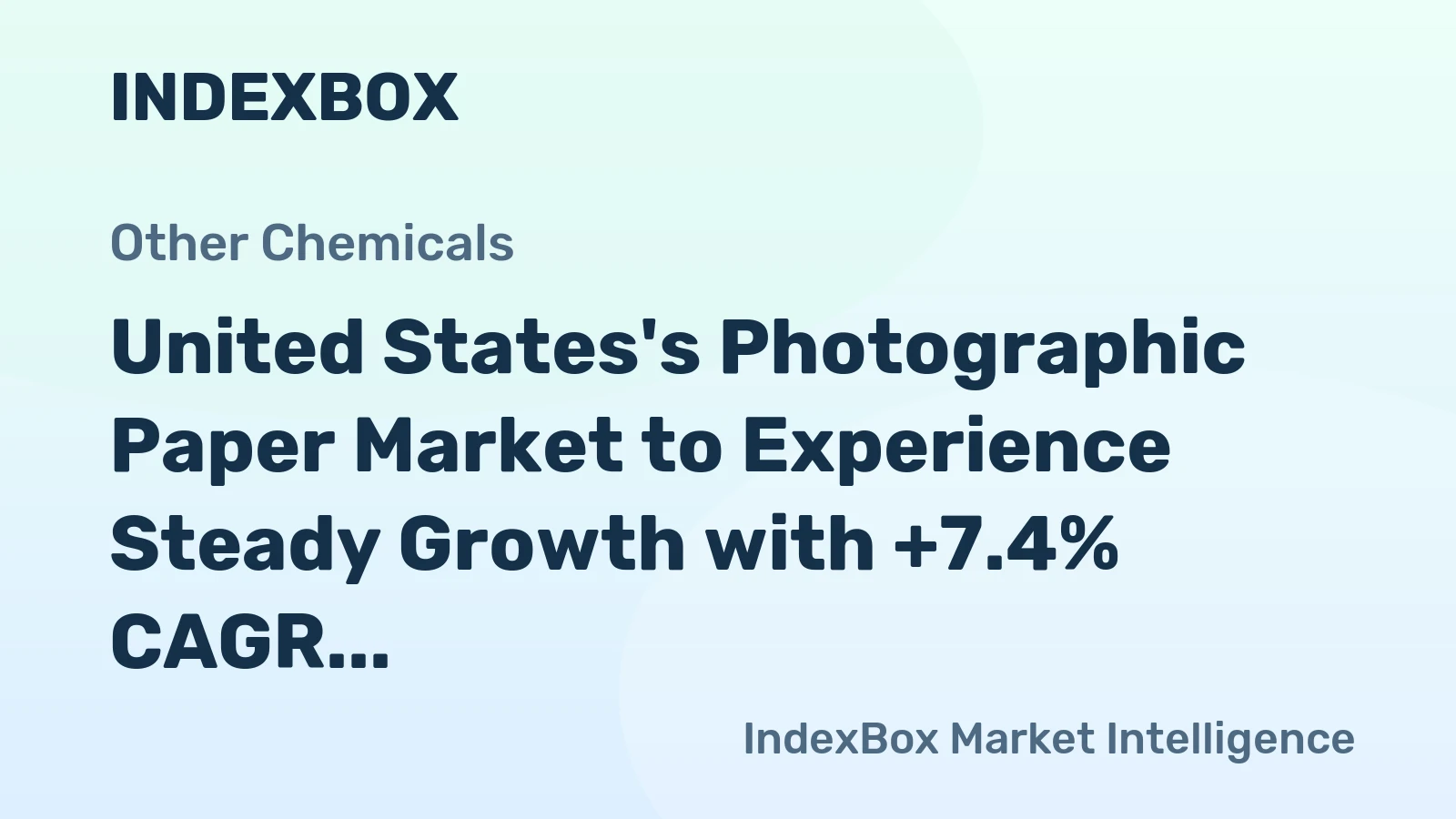 United States's Photographic Paper Market to Experience Steady Growth with +7.4% CAGR
