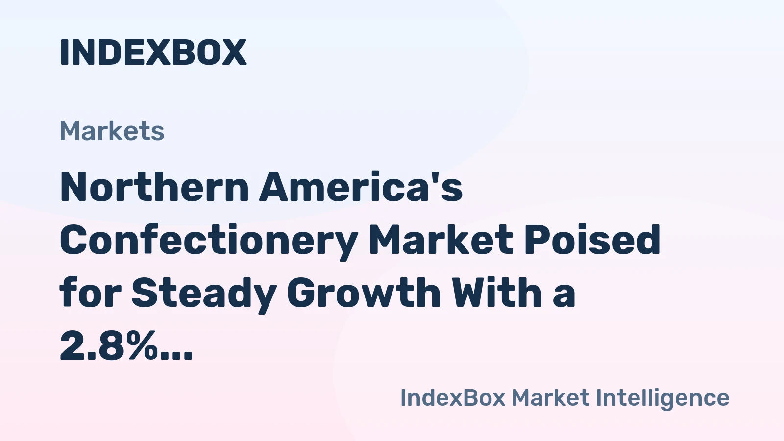 Northern America's Confectionery Market Poised for Steady Growth With a 2.8% CAGR in Value Through 2035