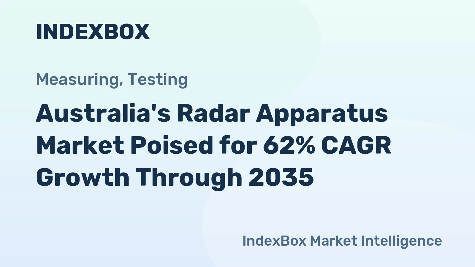 Australia's Radar Apparatus Market Poised for 62% CAGR Growth Through 2035