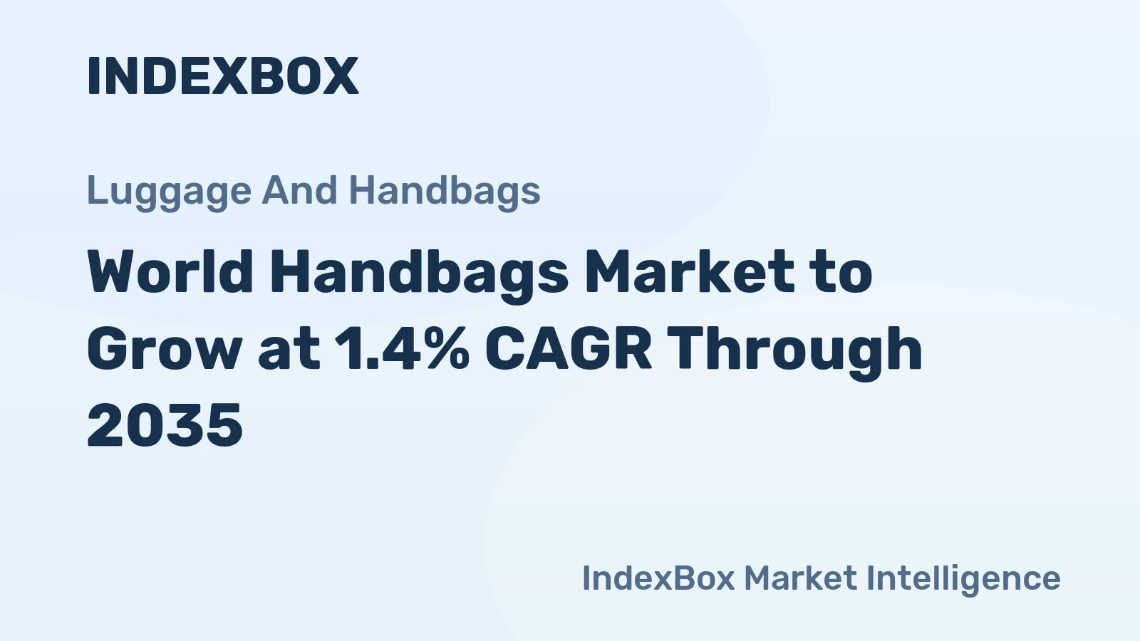 World Handbags Market to Grow at 1.4% CAGR Through 2035