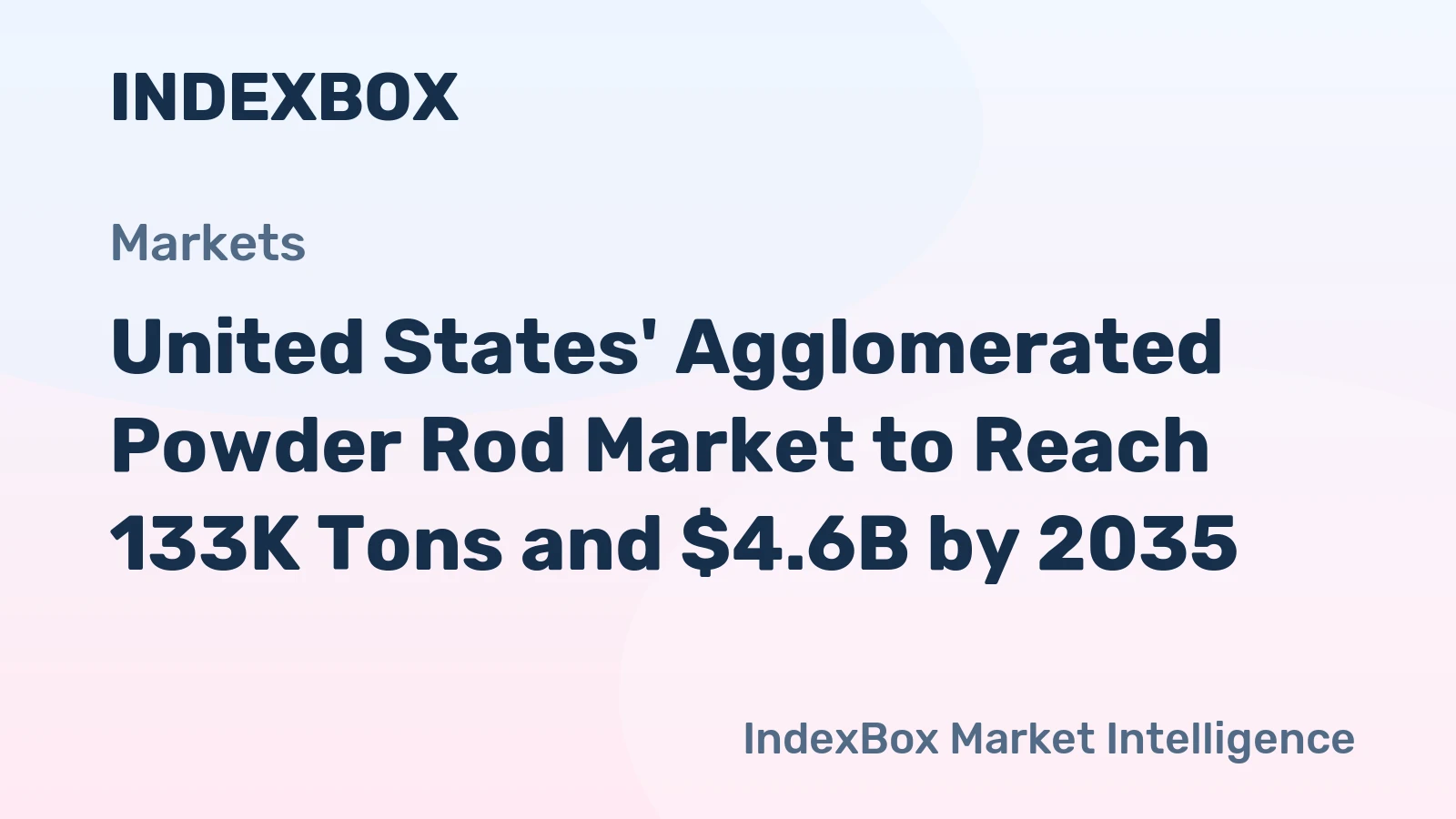 United States' Agglomerated Powder Rod Market to Reach 133K Tons and $4.6B by 2035