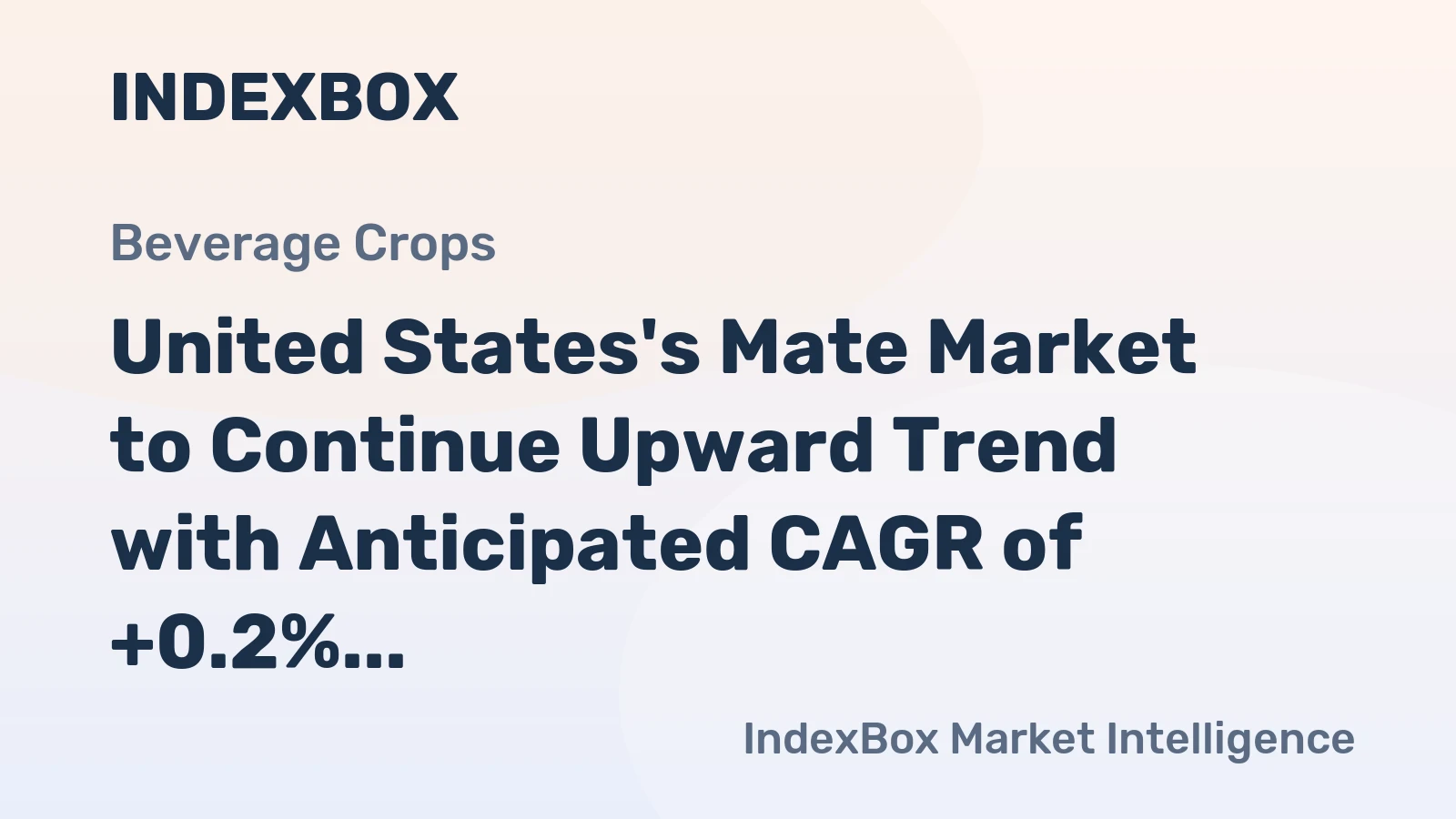 United States's Mate Market to Continue Upward Trend with Anticipated CAGR of +0.2% through 2035
