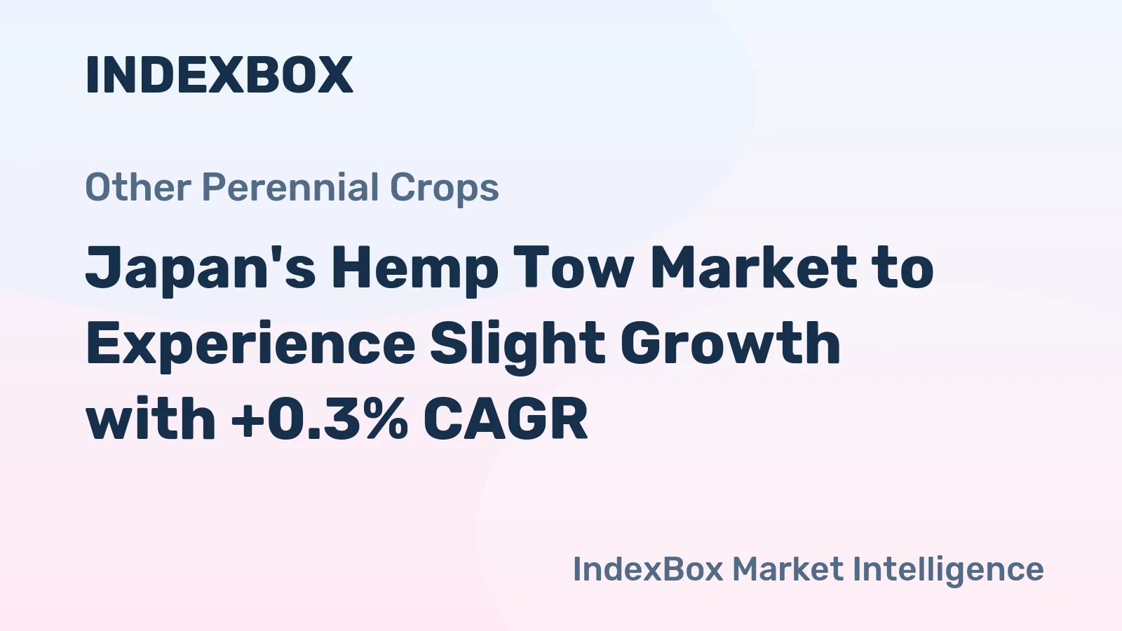 Japan's Hemp Tow Market to Experience Slight Growth with +0.3% CAGR