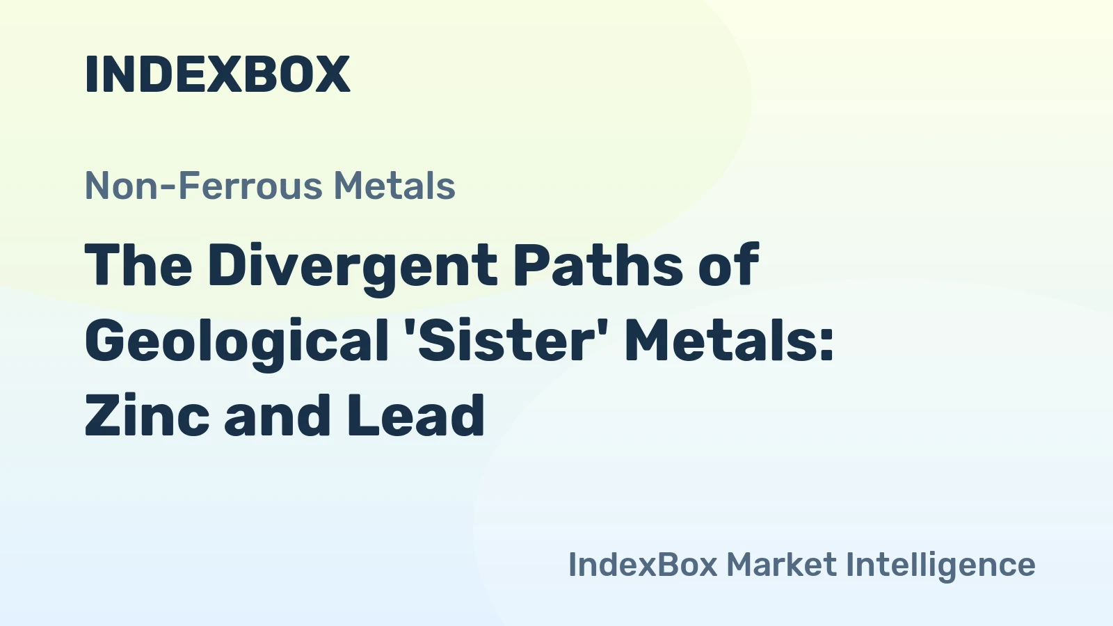 The Divergent Paths of Geological 'Sister' Metals: Zinc and Lead