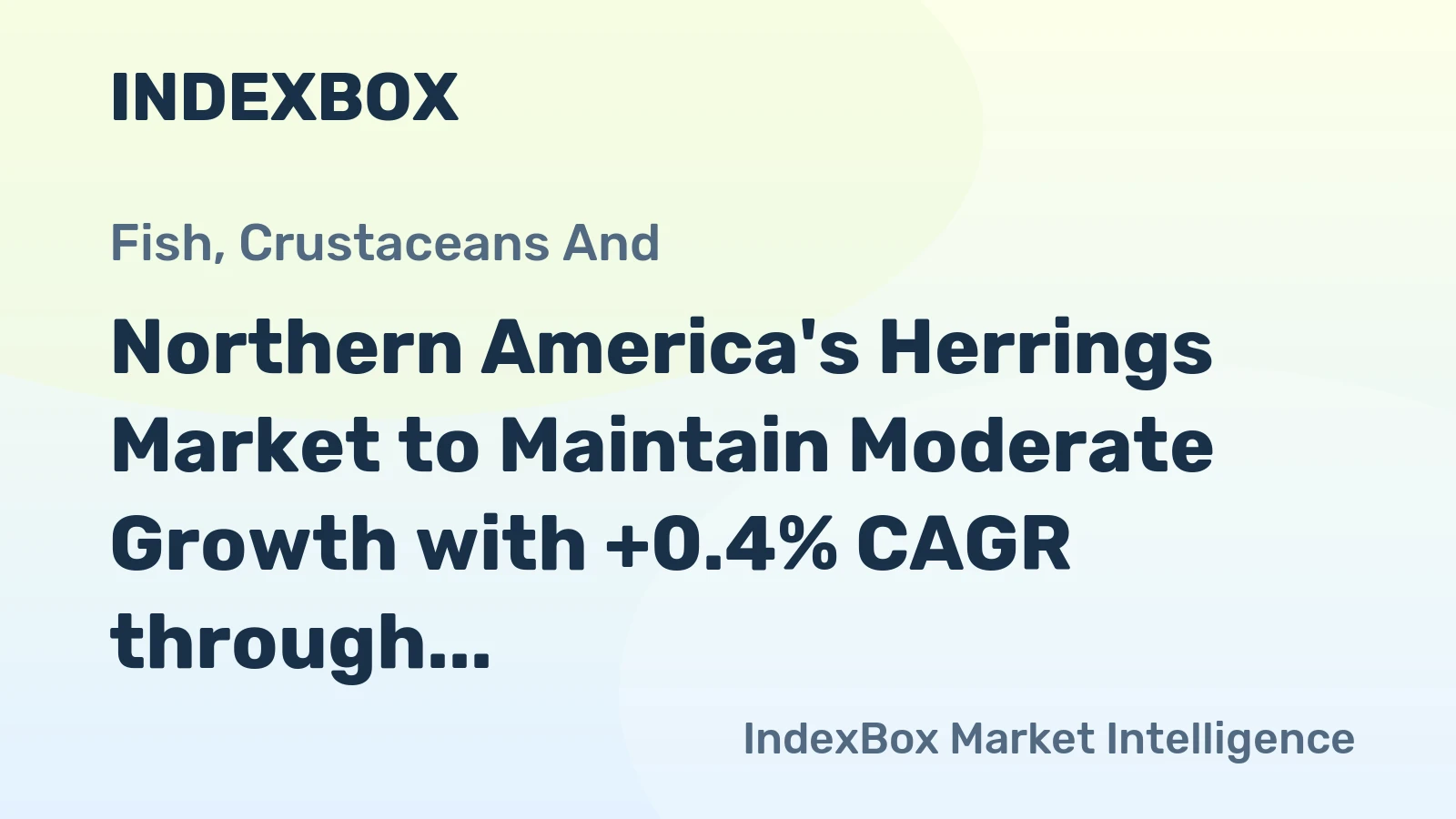 Northern America's Herrings Market to Maintain Moderate Growth with +0.4% CAGR through 2035