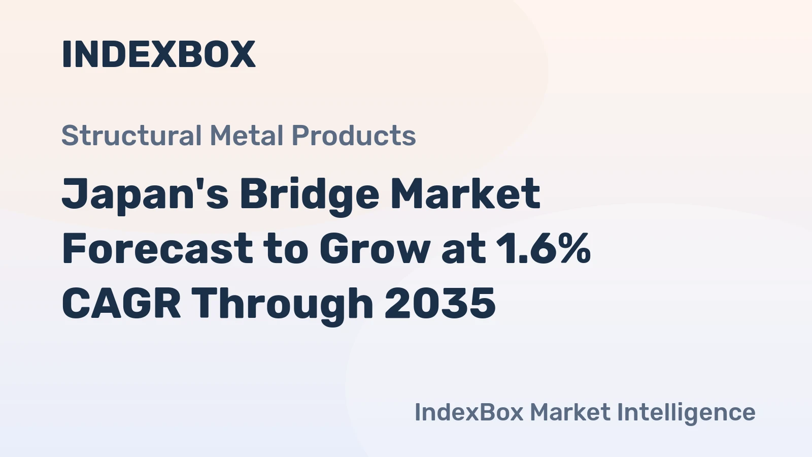 Japan's Bridge Market Forecast to Grow at 1.6% CAGR Through 2035