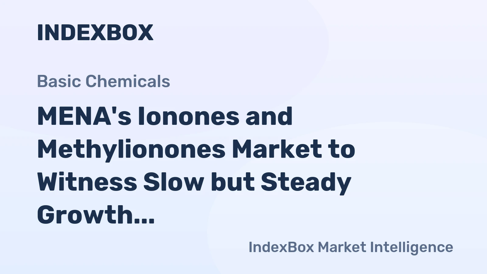 MENA's Ionones and Methylionones Market to Witness Slow but Steady Growth with +1.4% CAGR by 2035