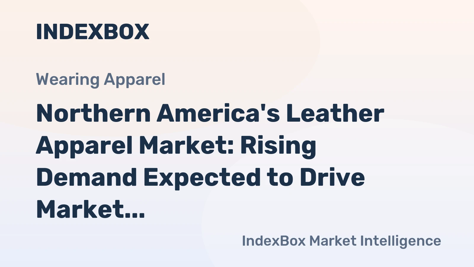 Northern America's Leather Apparel Market: Rising Demand Expected to Drive Market Volume to 14M Units and Value to $2B by 2035