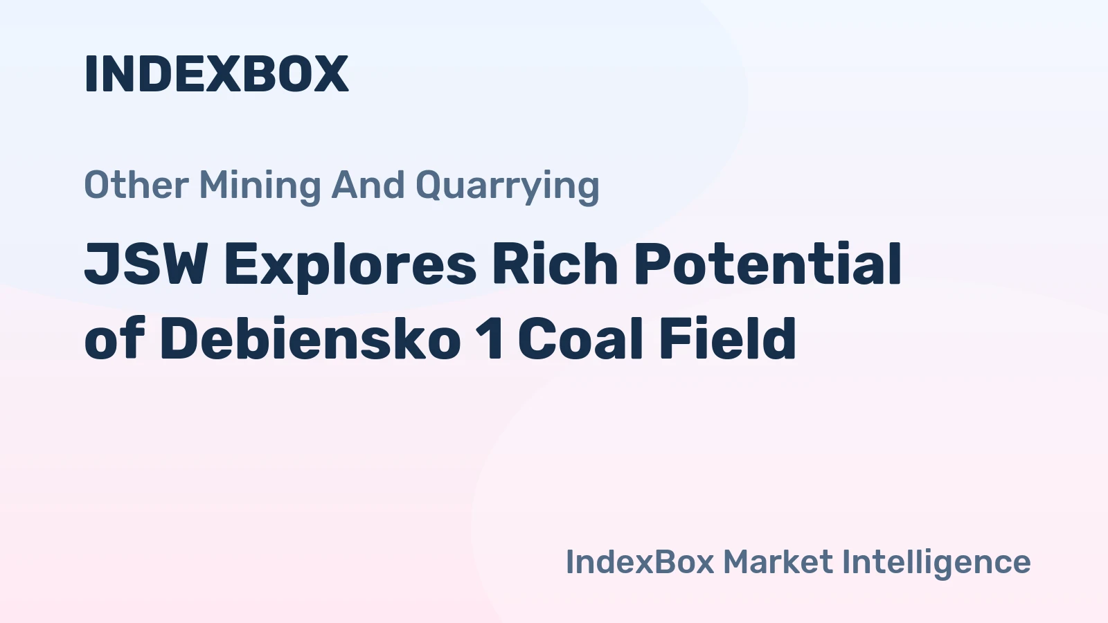 JSW Explores Rich Potential of Debiensko 1 Coal Field