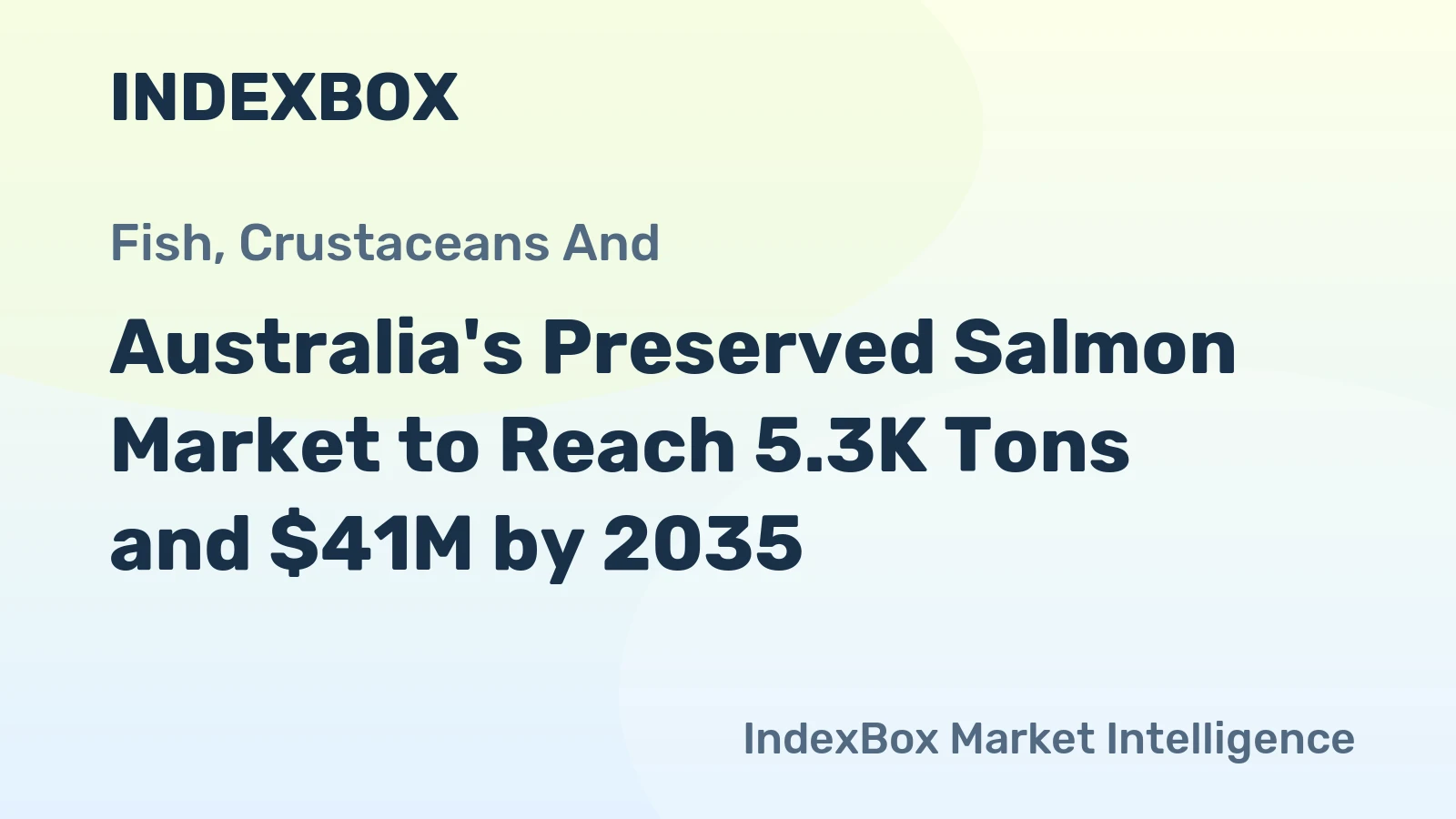 Australia's Preserved Salmon Market to Reach 5.3K Tons and $41M by 2035