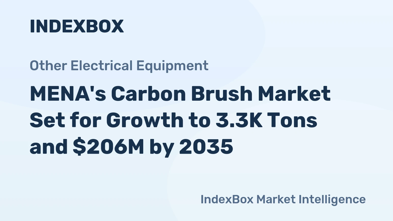 MENA's Carbon Brush Market Set for Growth to 3.3K Tons and $206M by 2035