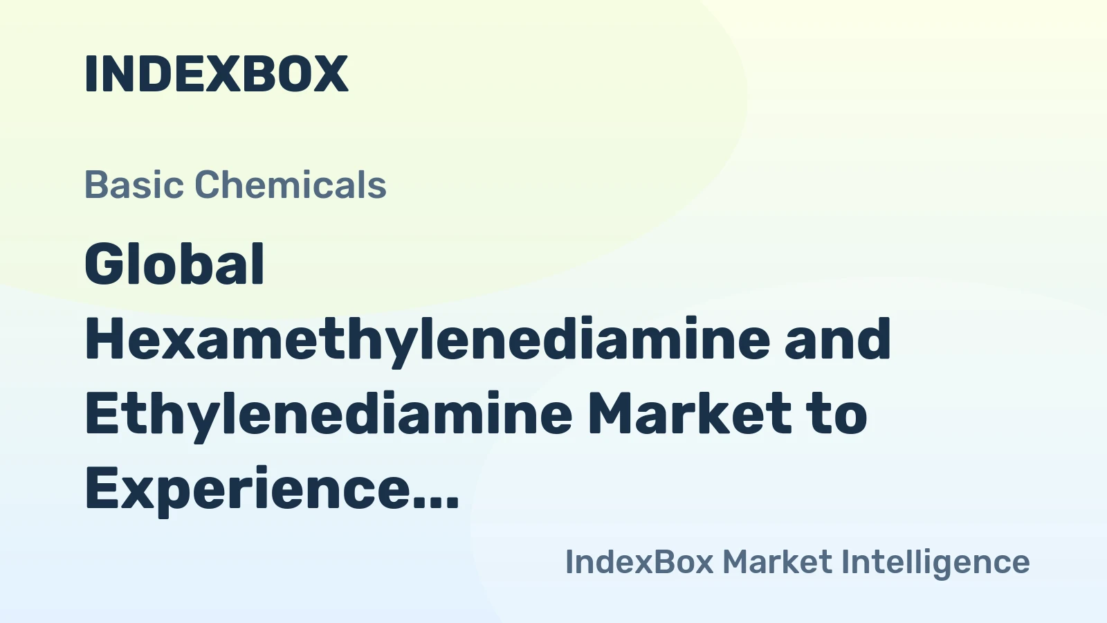 Global Hexamethylenediamine and Ethylenediamine Market to Experience Mild Growth with +0.8% CAGR in Volume from 2024 to 2035