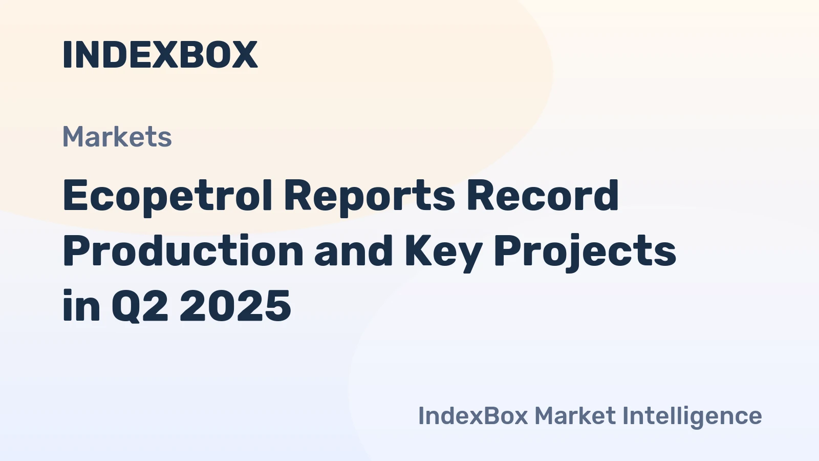 Ecopetrol Reports Record Production and Key Projects in Q2 2025