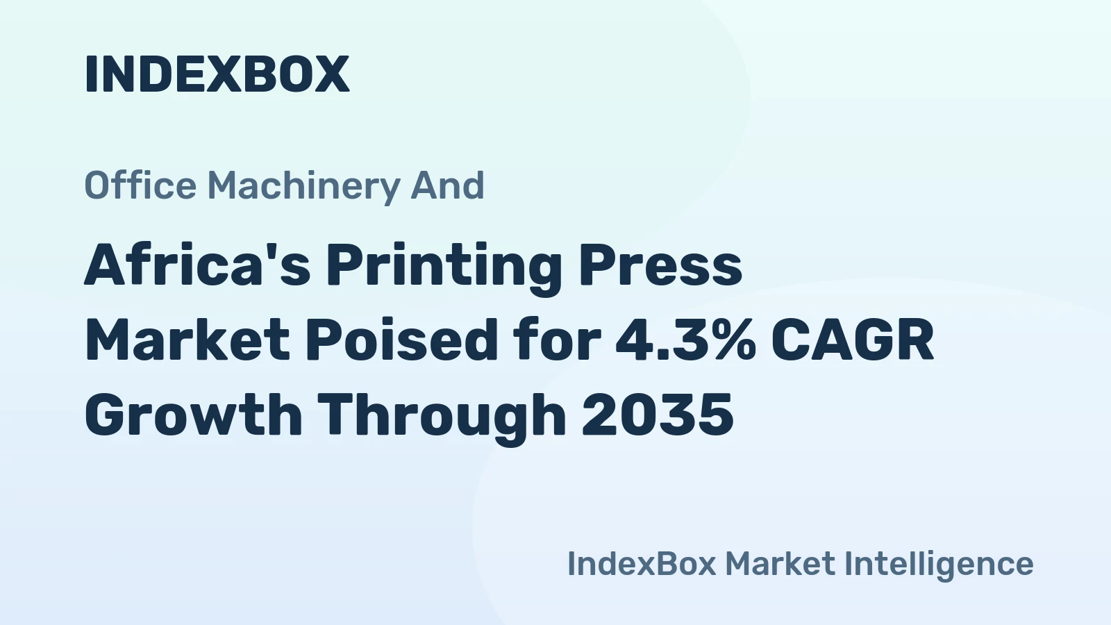 Africa's Printing Press Market Poised for 4.3% CAGR Growth Through 2035