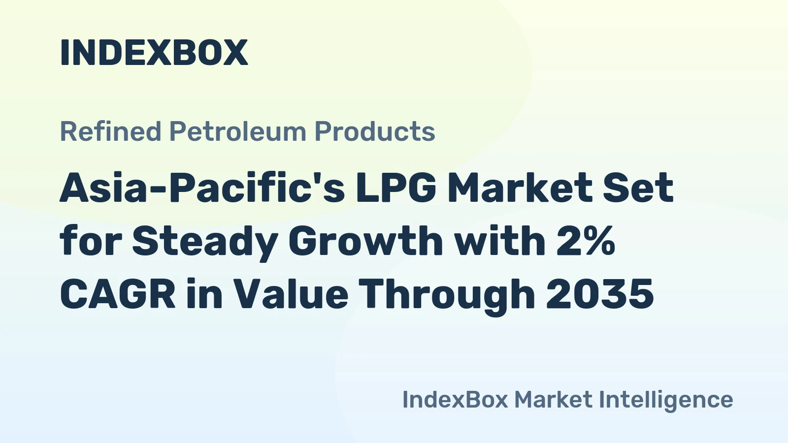 Asia-Pacific's LPG Market Set for Steady Growth with 2% CAGR in Value Through 2035