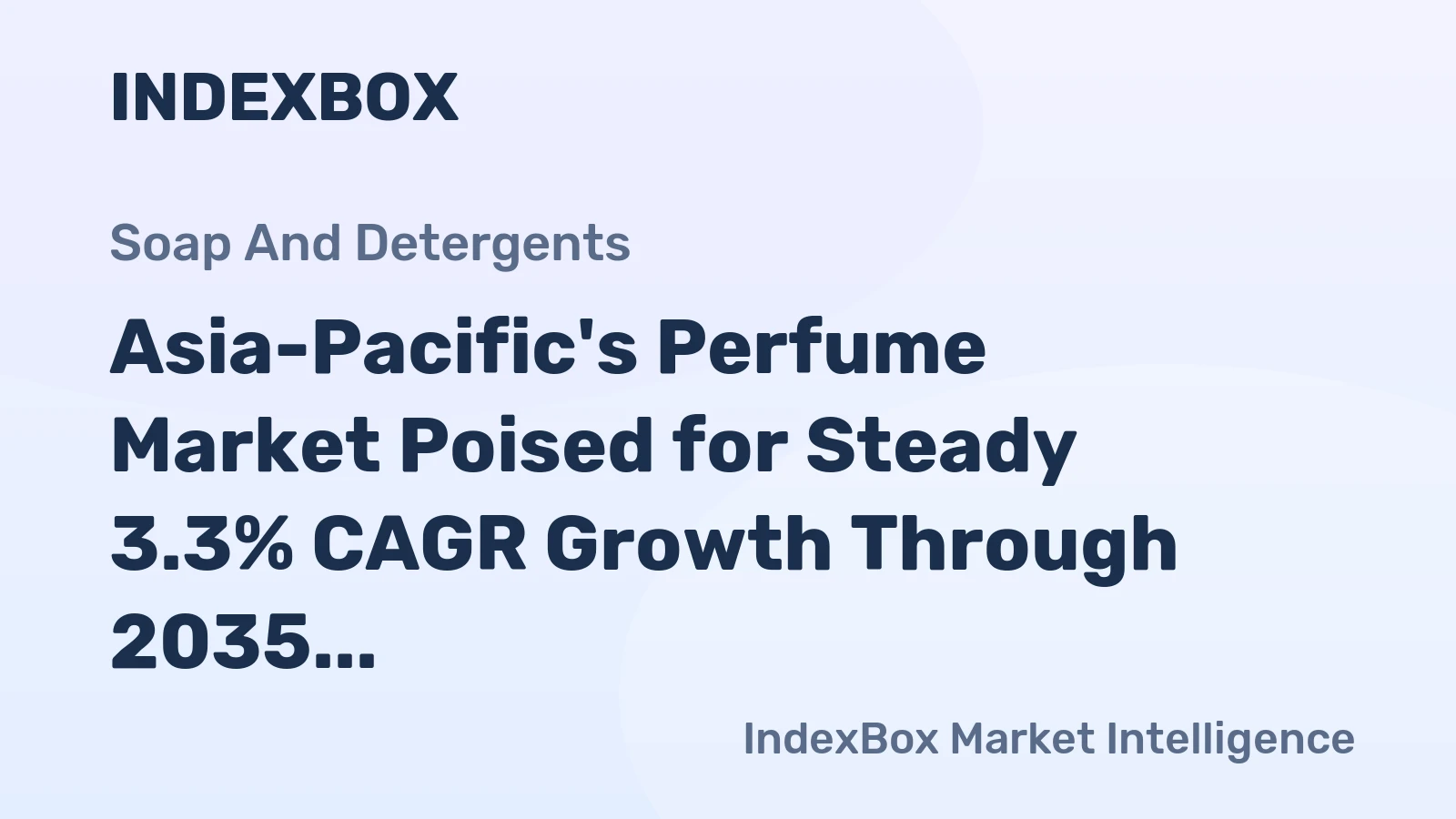 Asia-Pacific's Perfume Market Poised for Steady 3.3% CAGR Growth Through 2035