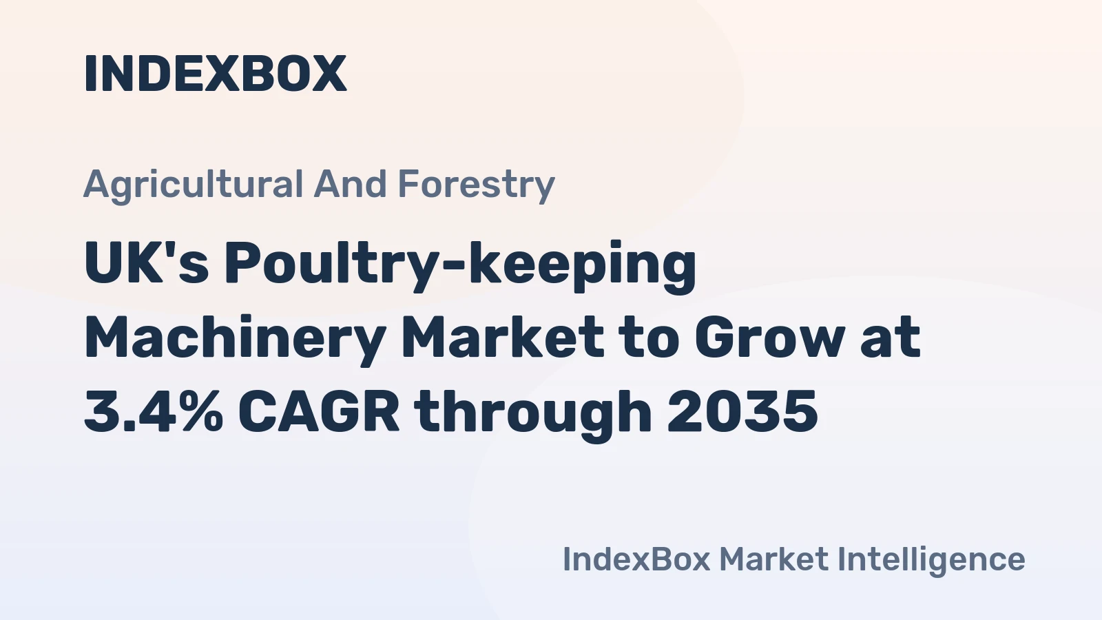 UK's Poultry-keeping Machinery Market to Grow at 3.4% CAGR through 2035