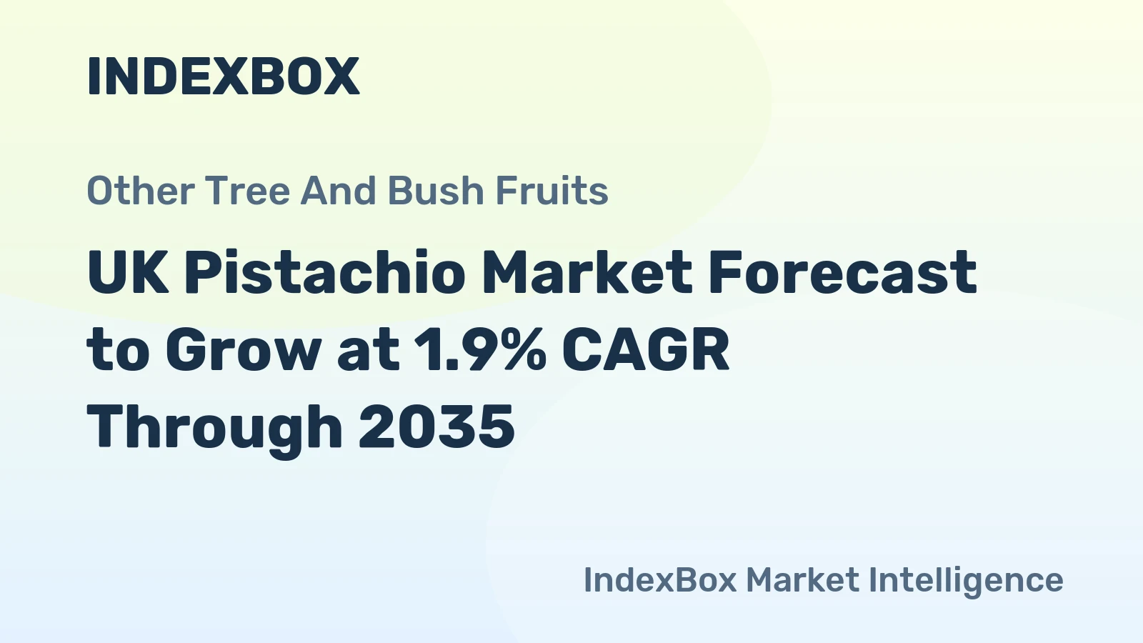 UK Pistachio Market Forecast to Grow at 1.9% CAGR Through 2035