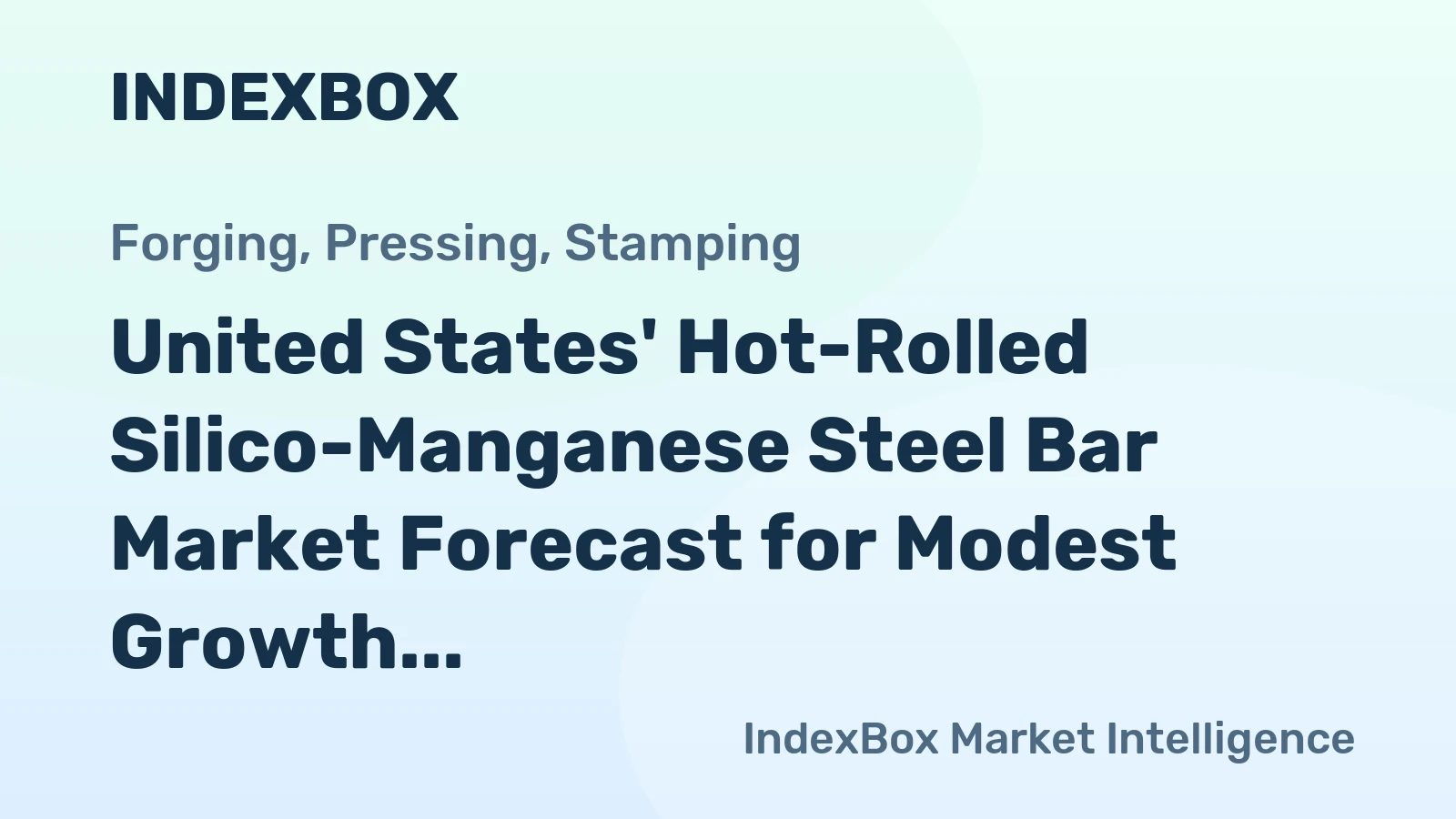 United States' Hot-Rolled Silico-Manganese Steel Bar Market Forecast for Modest Growth with 1.5% CAGR in Value Terms