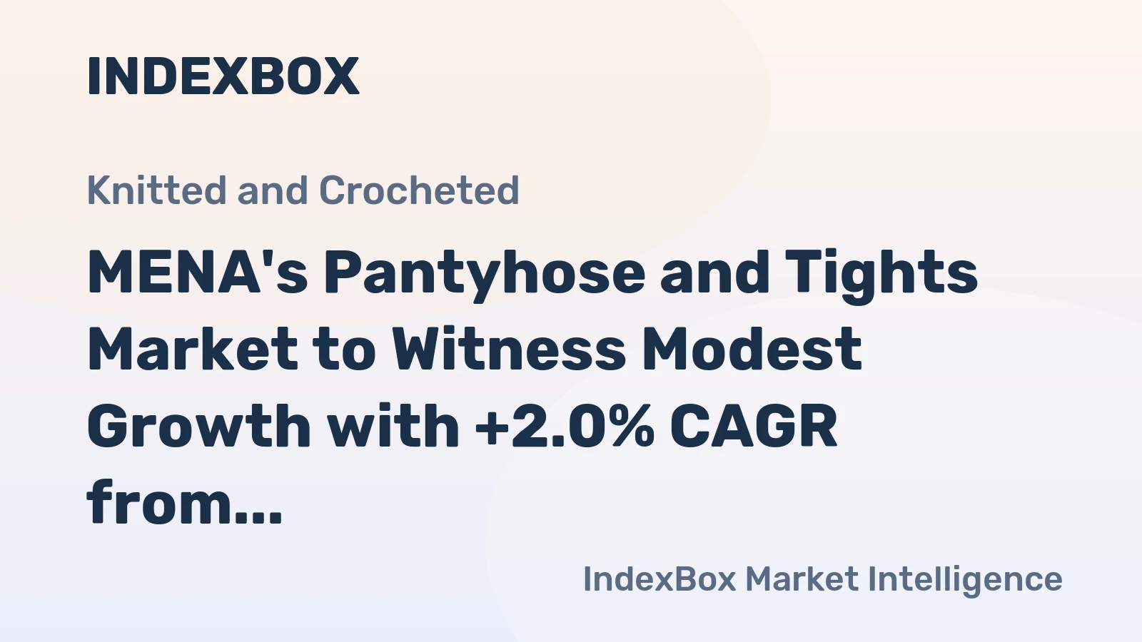 MENA's Pantyhose and Tights Market to Witness Modest Growth with +2.0% CAGR from 2024 to 2035