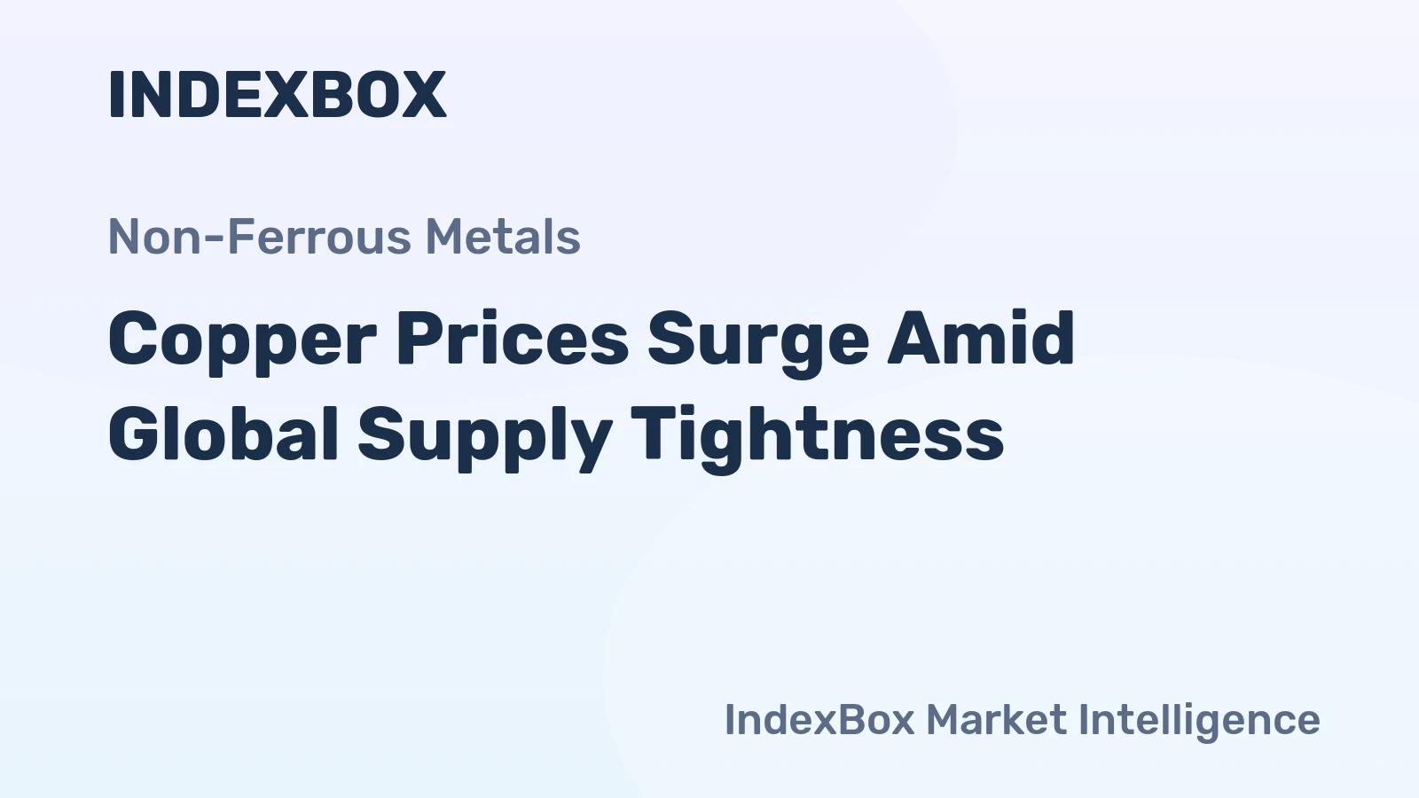 Copper Prices Surge Amid Global Supply Tightness