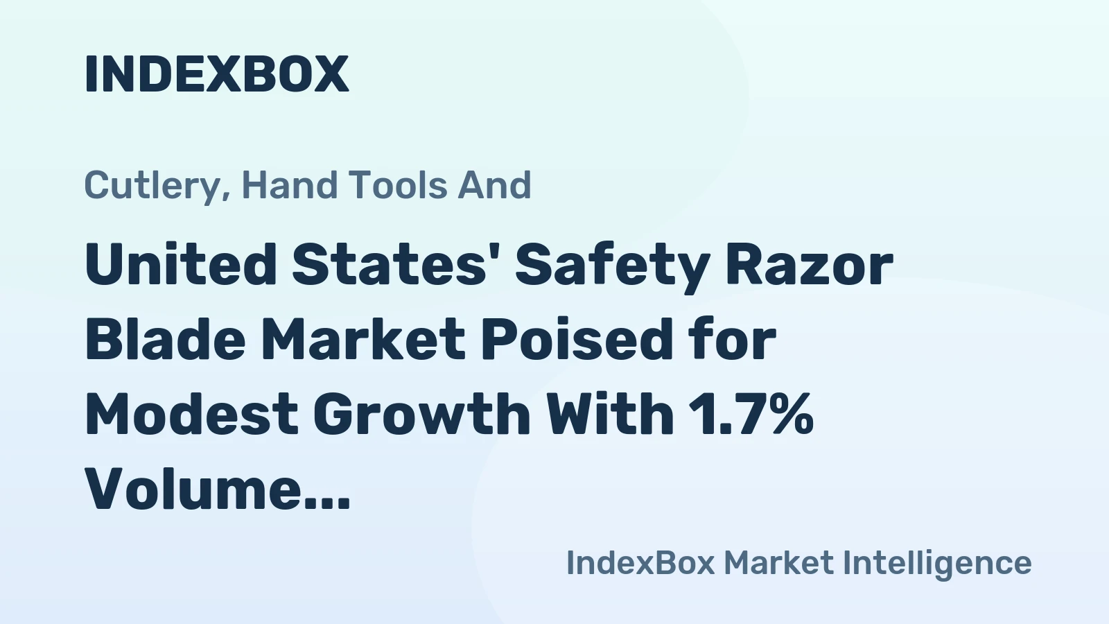 United States' Safety Razor Blade Market Poised for Modest Growth With 1.7% Volume CAGR Through 2035