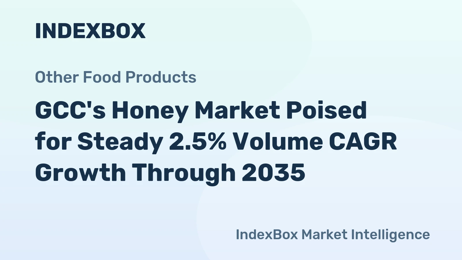 GCC's Honey Market Poised for Steady 2.5% Volume CAGR Growth Through 2035