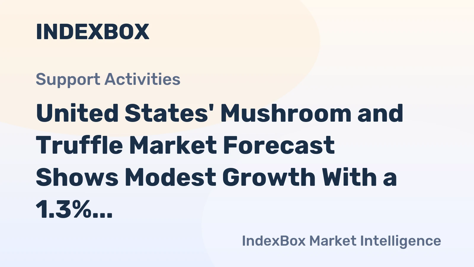 United States' Mushroom and Truffle Market Forecast Shows Modest Growth With a 1.3% Volume CAGR Through 2035