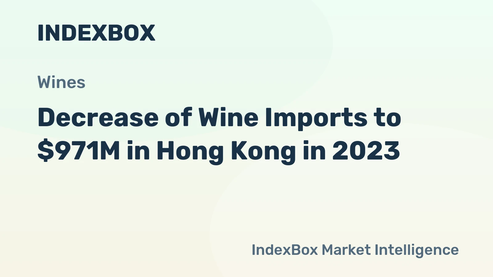 Decrease of Wine Imports to $971M in Hong Kong in 2023