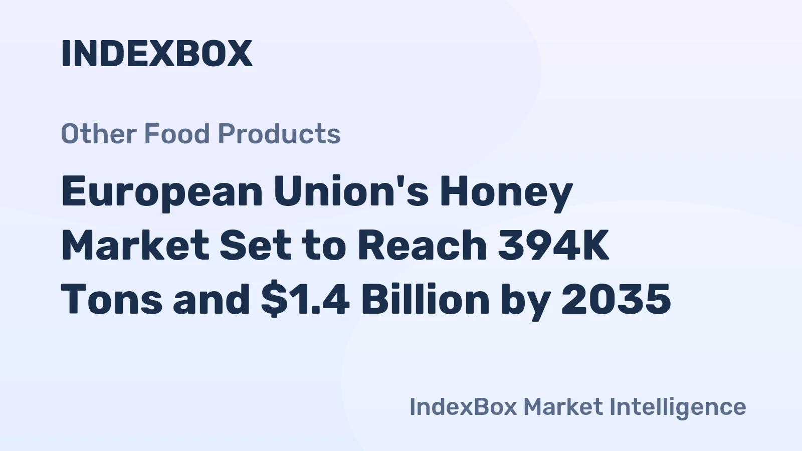 European Union's Honey Market Set to Reach 394K Tons and $1.4 Billion by 2035