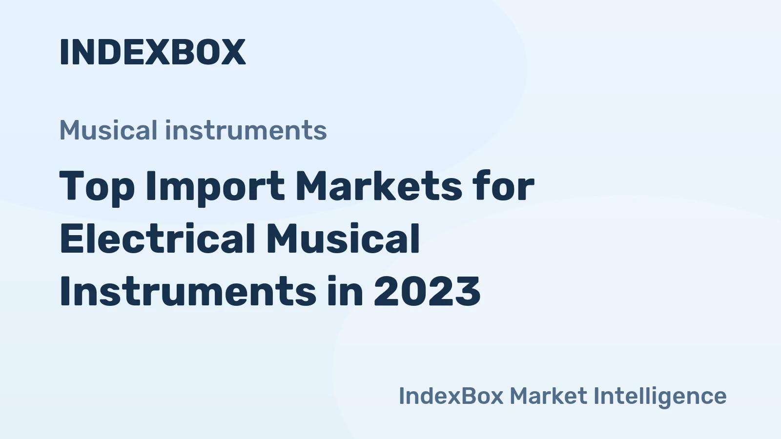 Top Import Markets for Electrical Musical Instruments in 2023