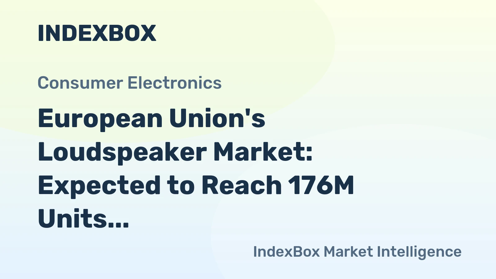 European Union's Loudspeaker Market: Expected to Reach 176M Units and $4.2B by 2035