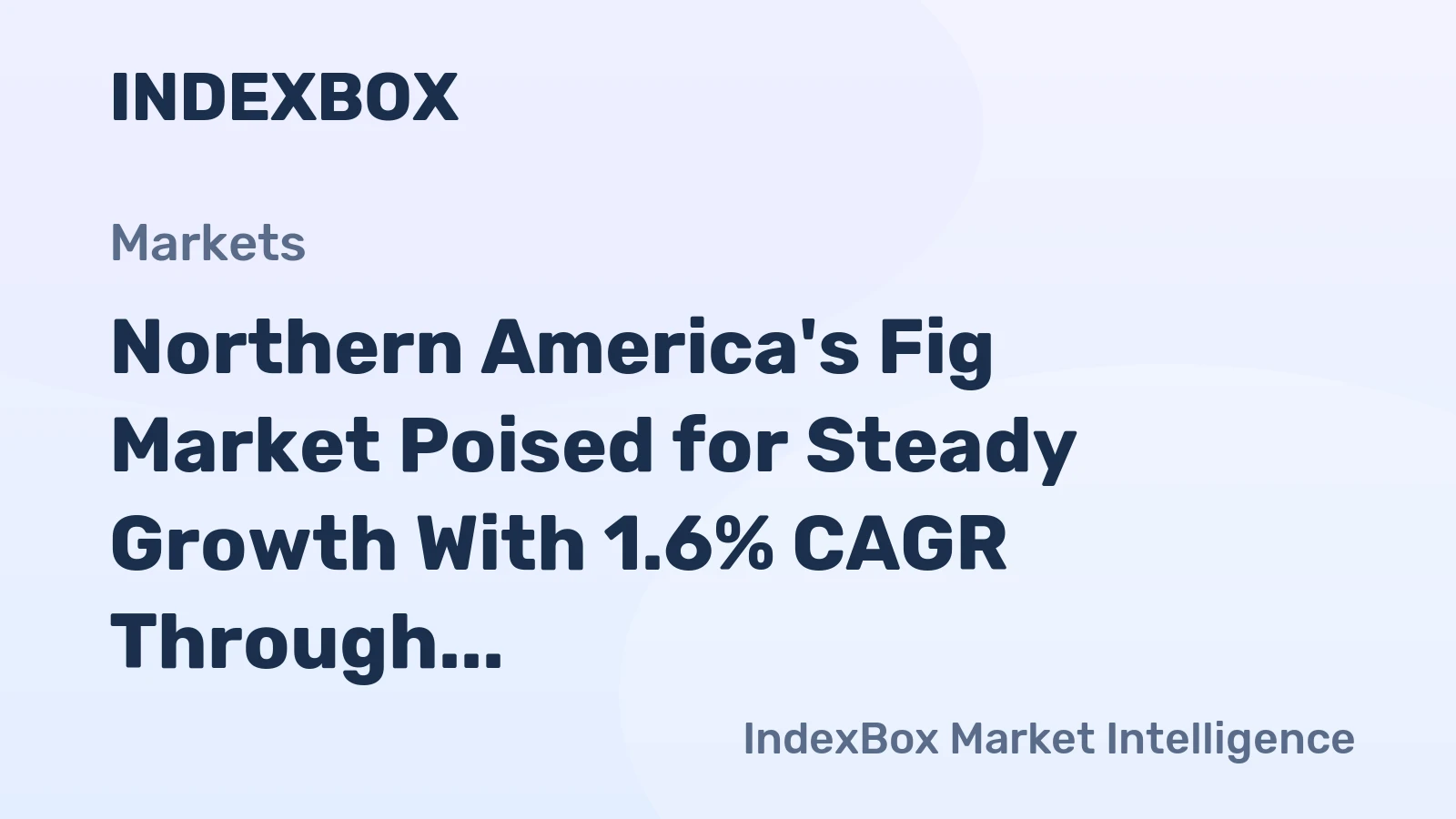 Northern America's Fig Market Poised for Steady Growth With 1.6% CAGR Through 2035