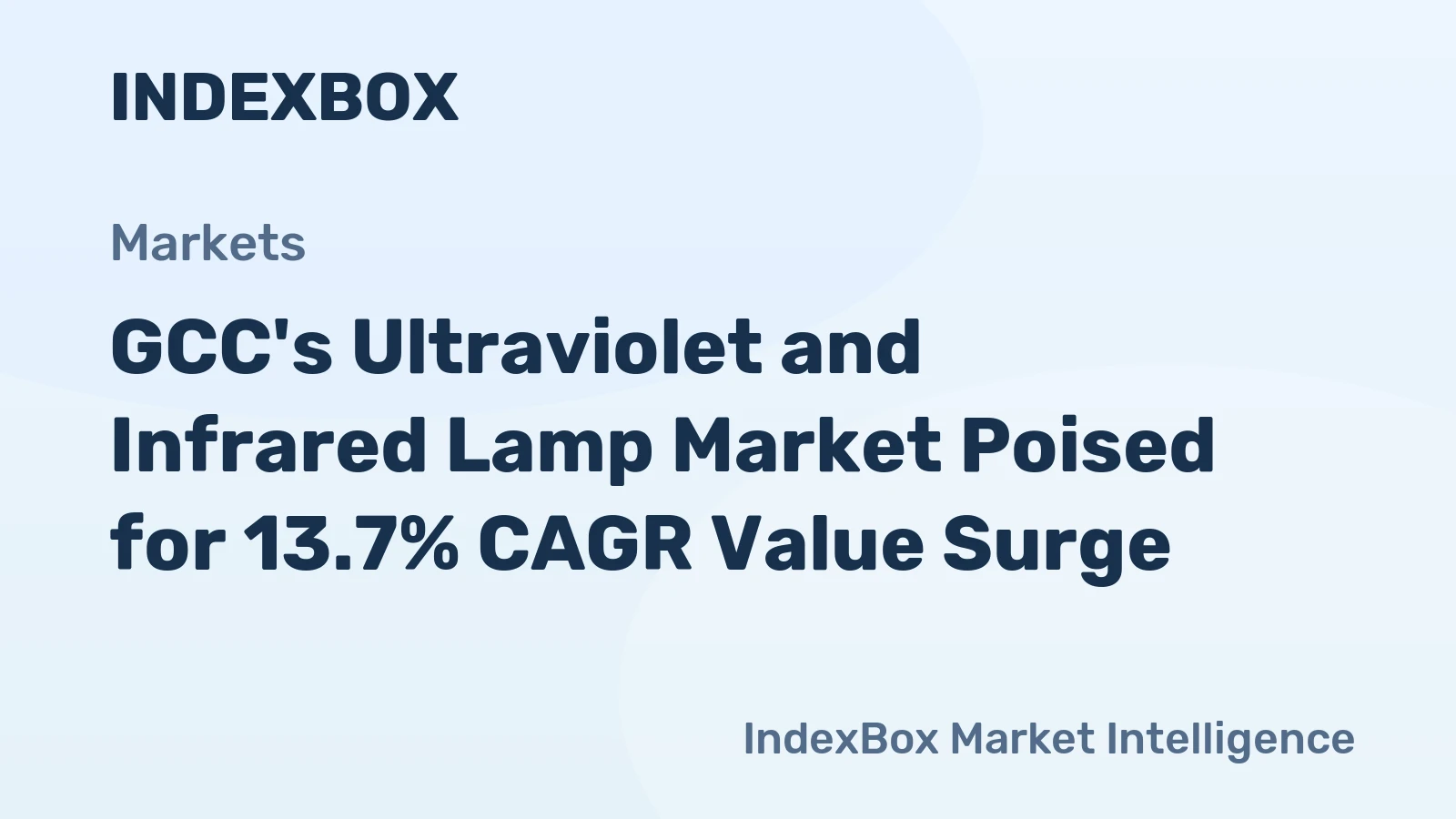 GCC's Ultraviolet and Infrared Lamp Market Poised for 13.7% CAGR Value Surge