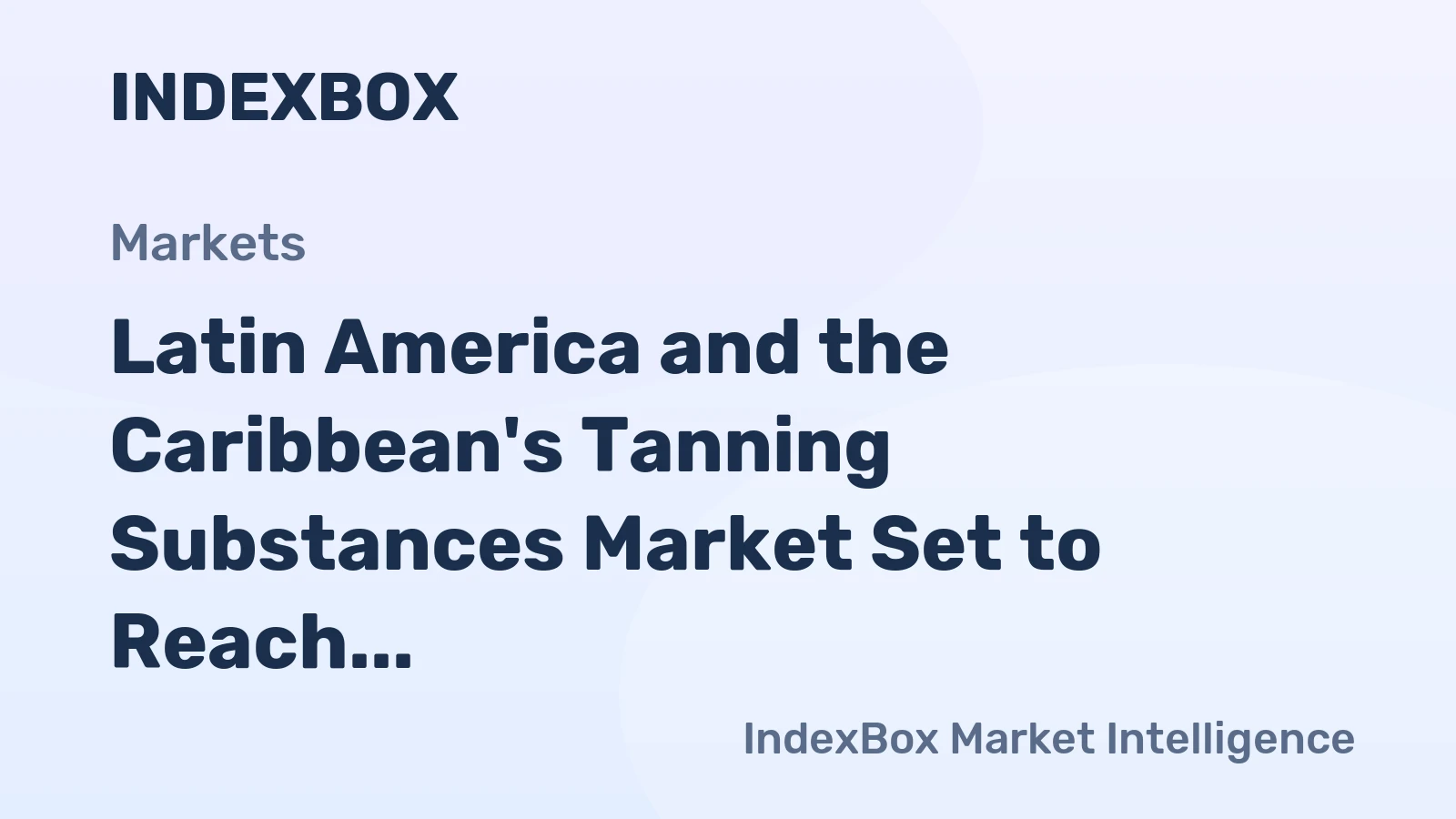 Latin America and the Caribbean's Tanning Substances Market Set to Reach 160K Tons Valued at $315M by 2035