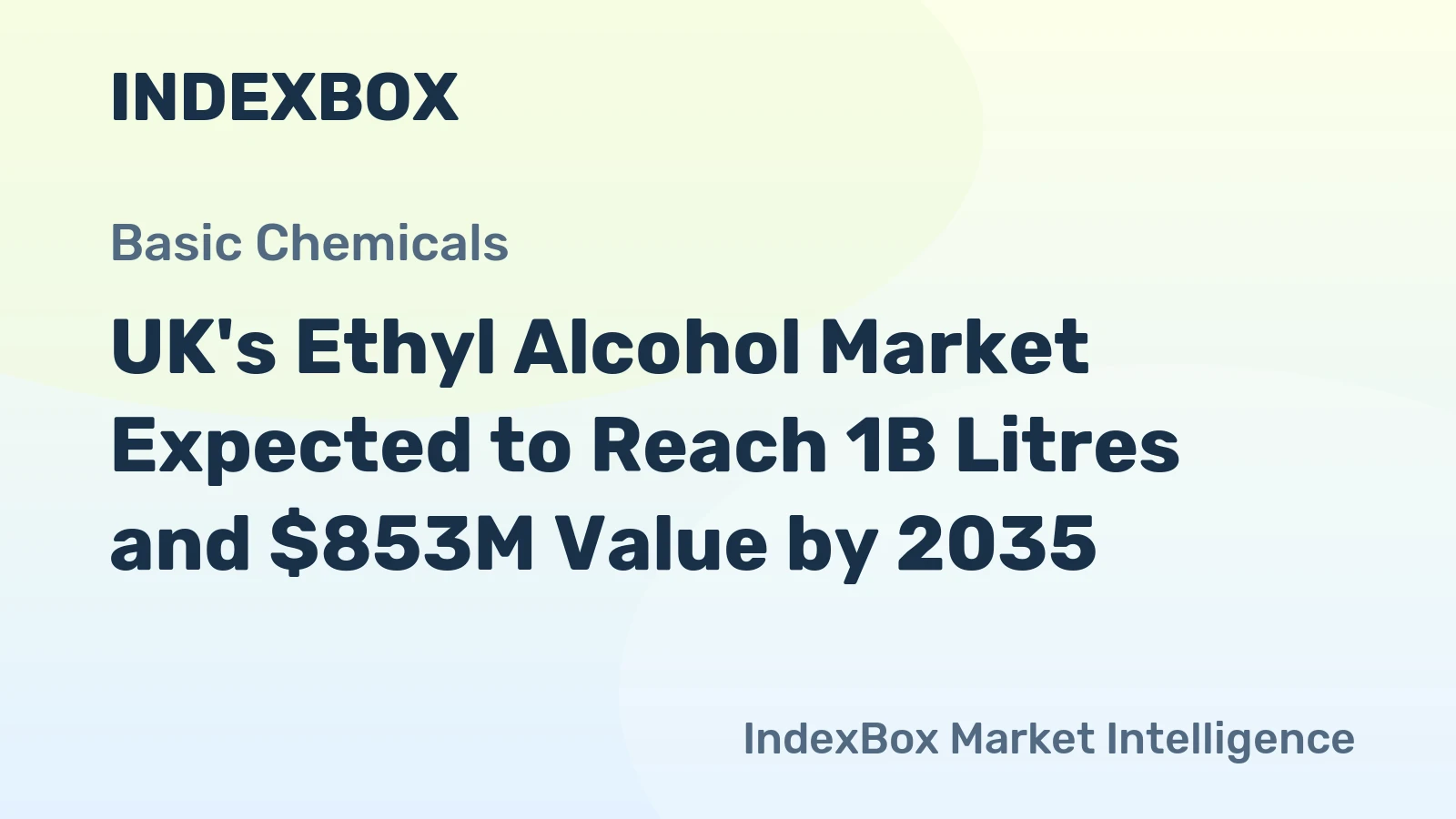 UK's Ethyl Alcohol Market Expected to Reach 1B Litres and $853M Value by 2035