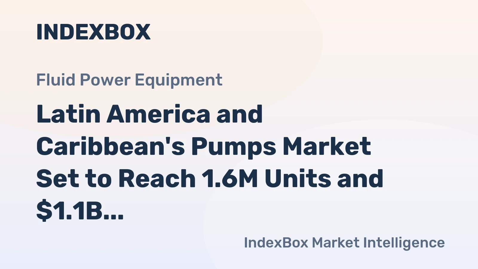 Latin America and Caribbean's Pumps Market Set to Reach 1.6M Units and $1.1B by 2035