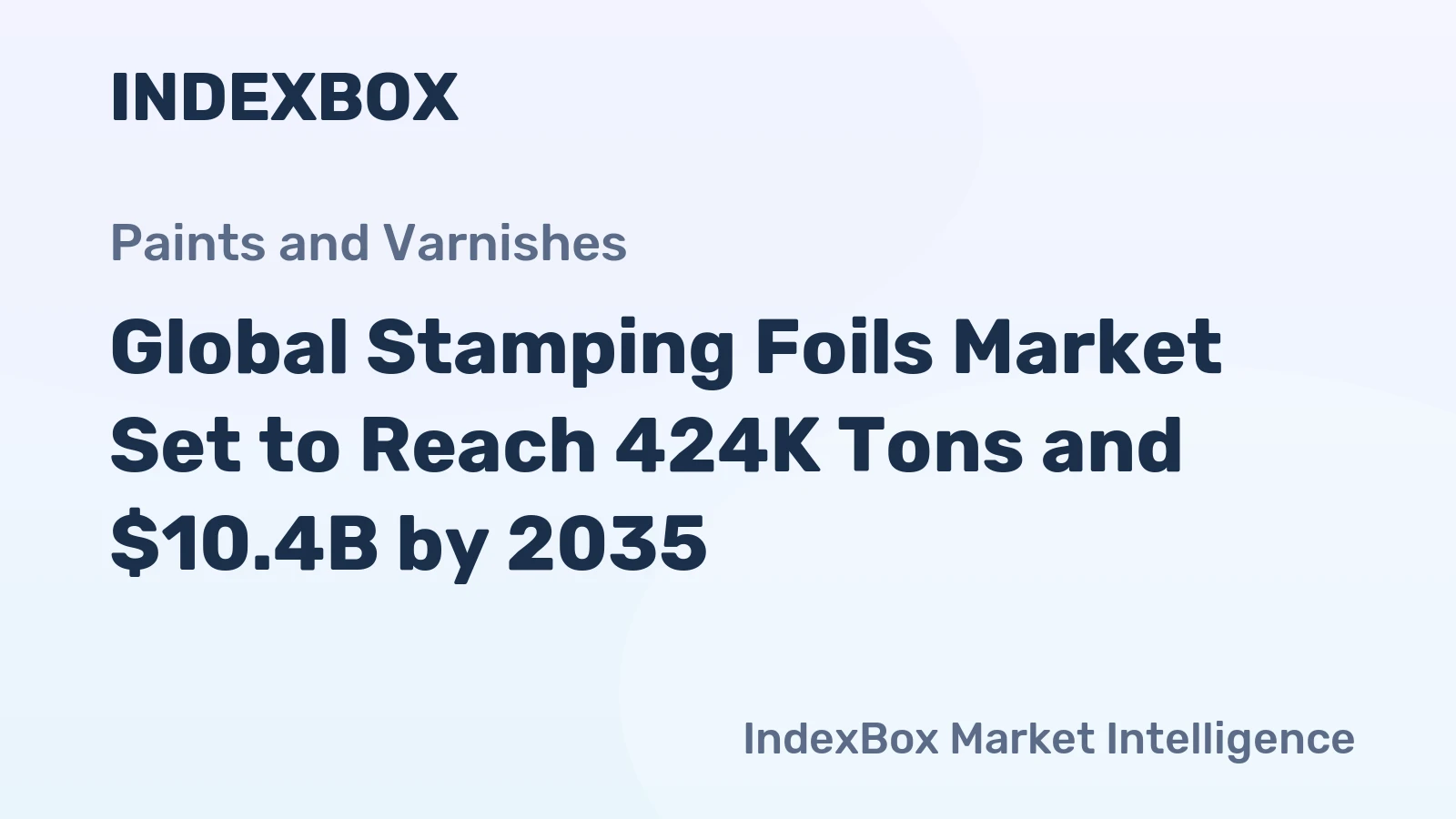 Global Stamping Foils Market Set to Reach 424K Tons and $10.4B by 2035