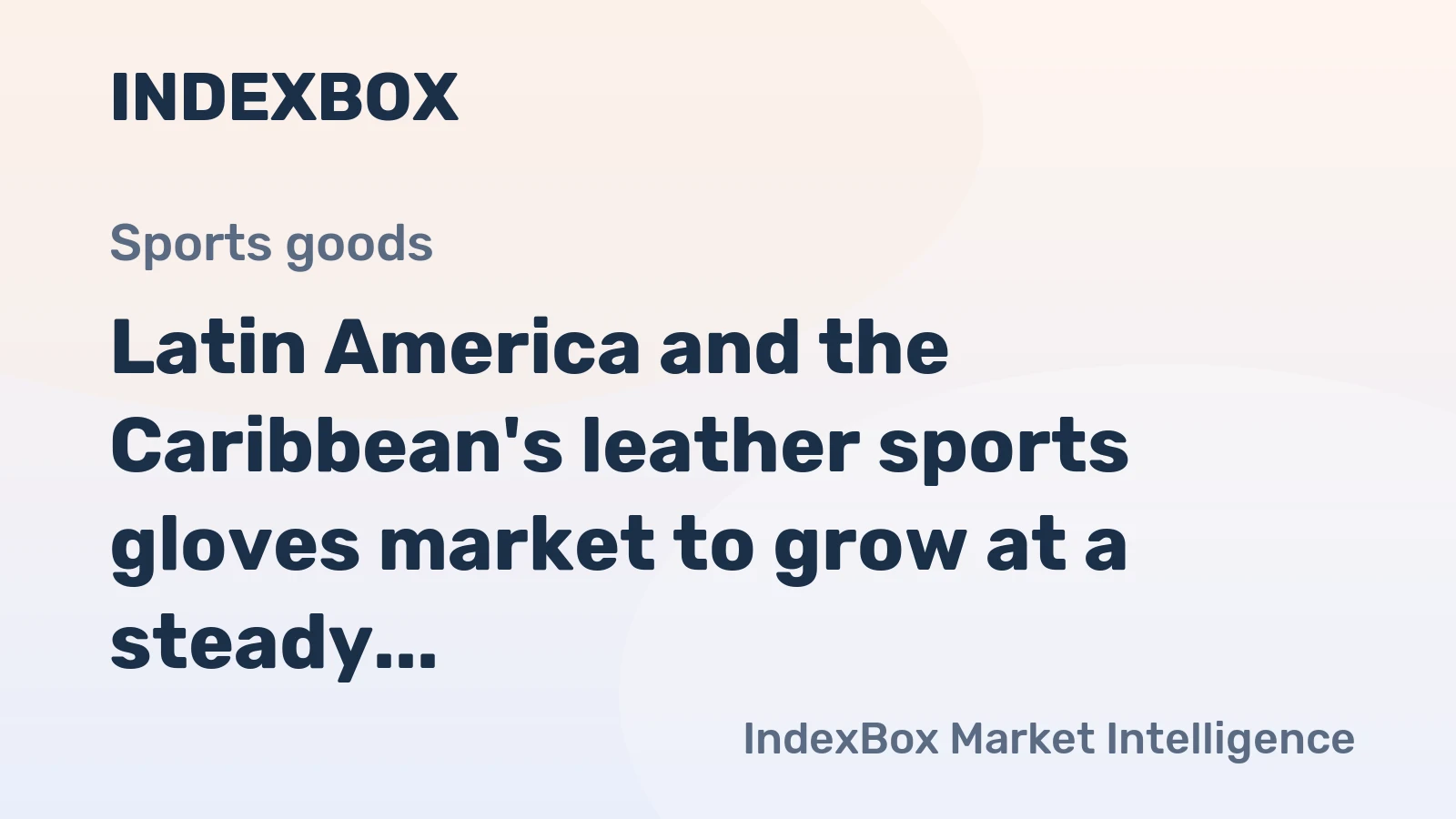 Latin America and the Caribbean's leather sports gloves market to grow at a steady 2.0% CAGR, reaching $14M by 2035.