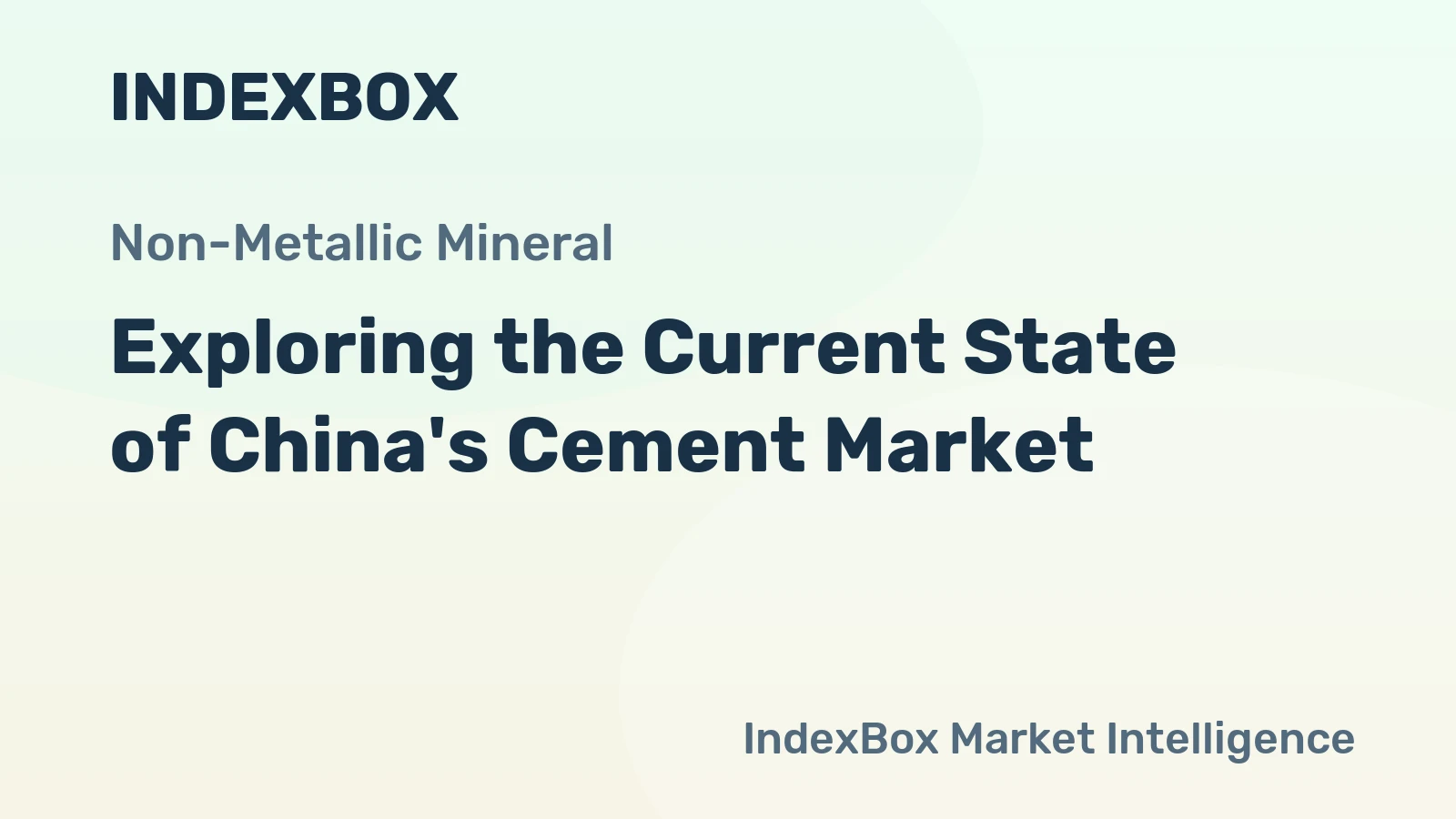 Exploring the Current State of China's Cement Market
