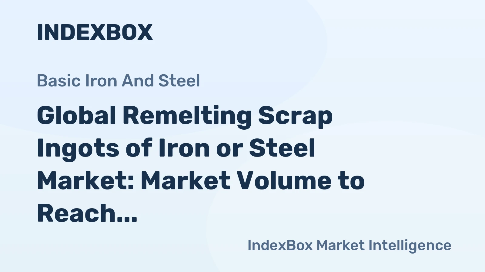 Global Remelting Scrap Ingots of Iron or Steel Market: Market Volume to Reach 44M Tons and Market Value to Hit $37.5B by 2035