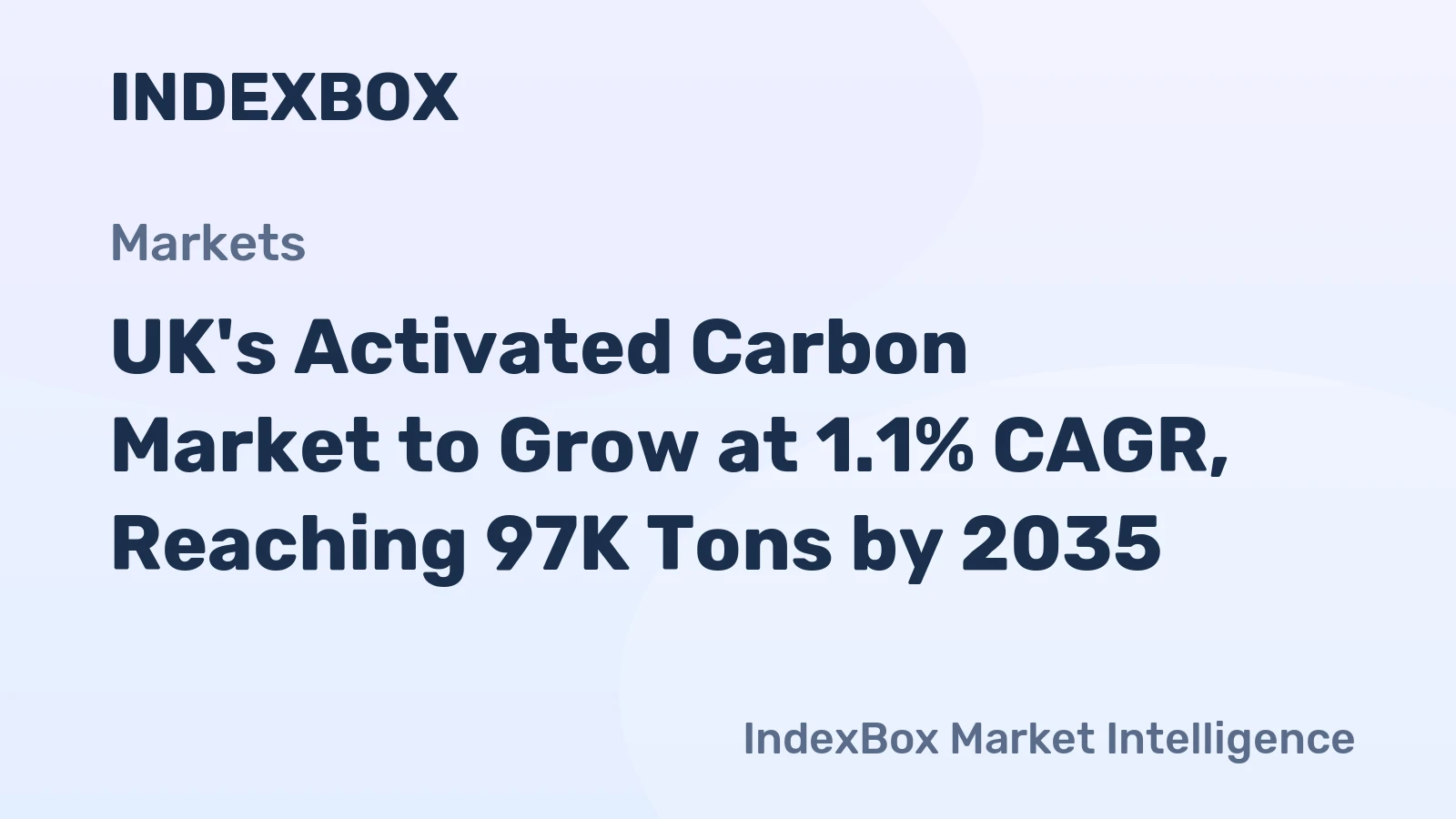 UK's Activated Carbon Market to Grow at 1.1% CAGR, Reaching 97K Tons by 2035
