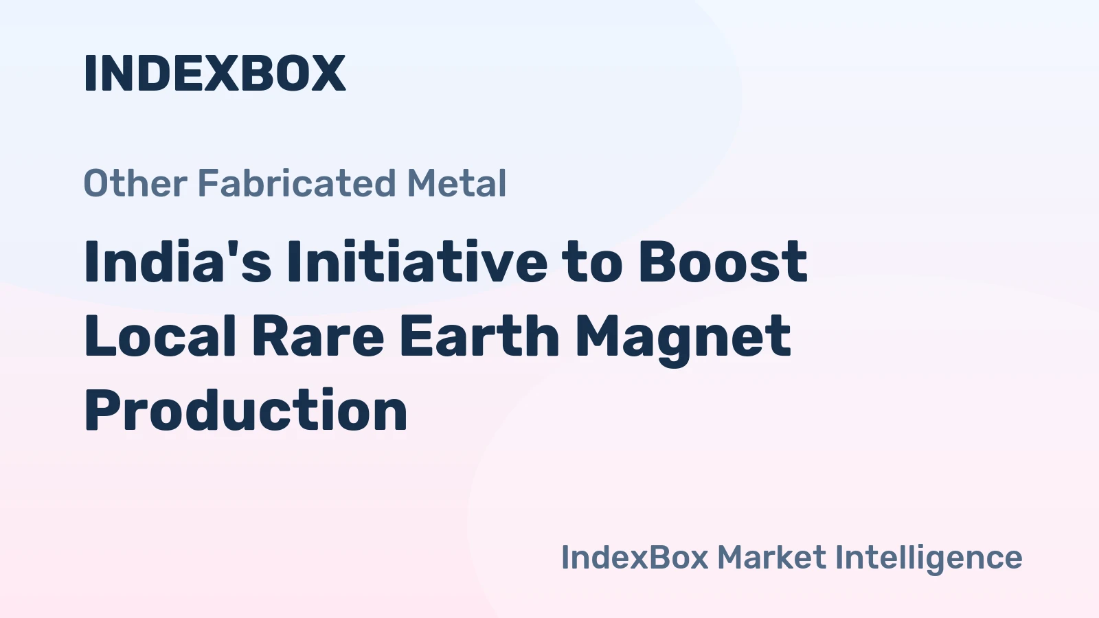 India's Initiative to Boost Local Rare Earth Magnet Production