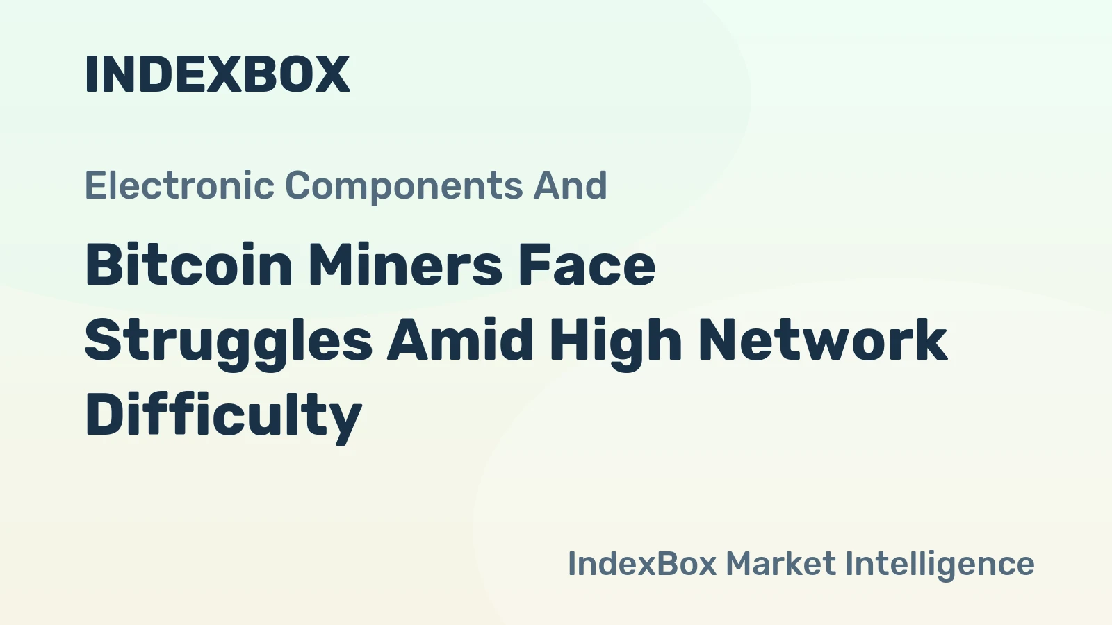 Bitcoin Miners Face Struggles Amid High Network Difficulty