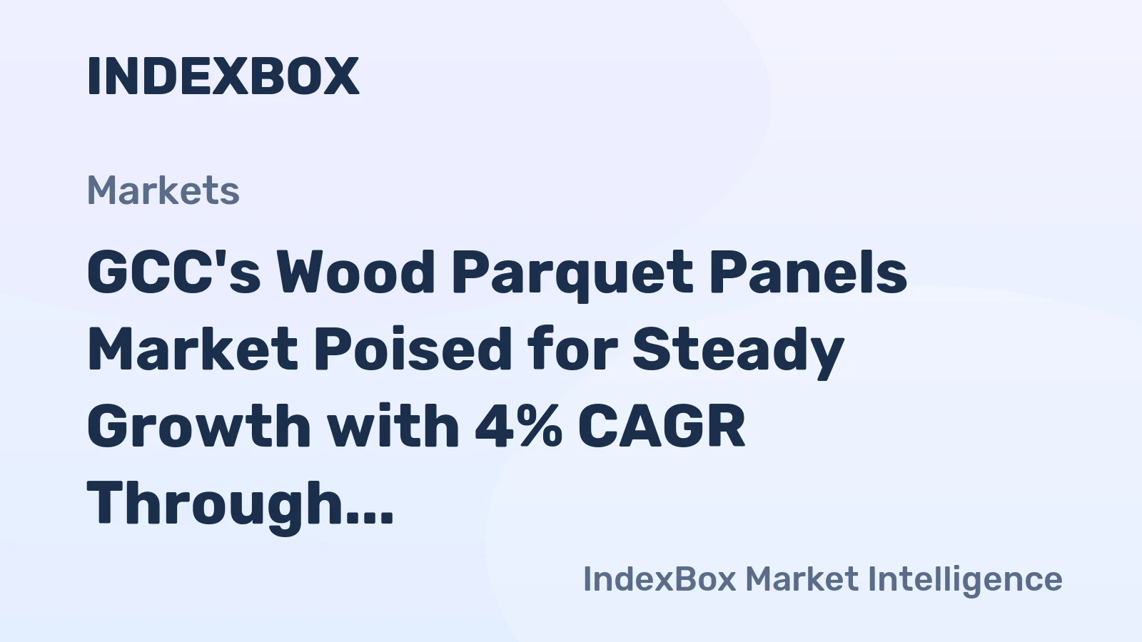 GCC's Wood Parquet Panels Market Poised for Steady Growth with 4% CAGR Through 2035