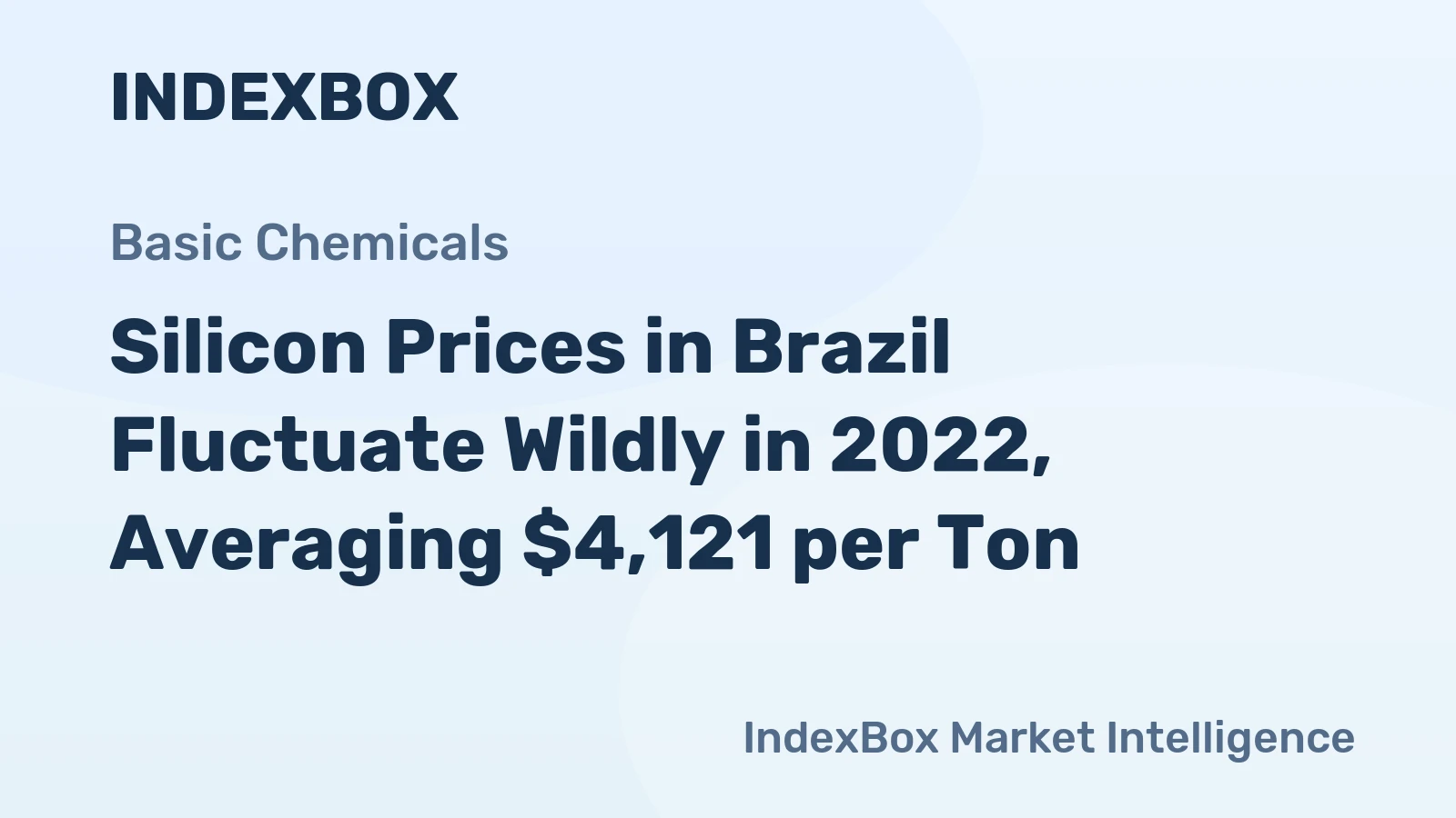Silicon Prices in Brazil Fluctuate Wildly in 2022, Averaging $4,121 per Ton